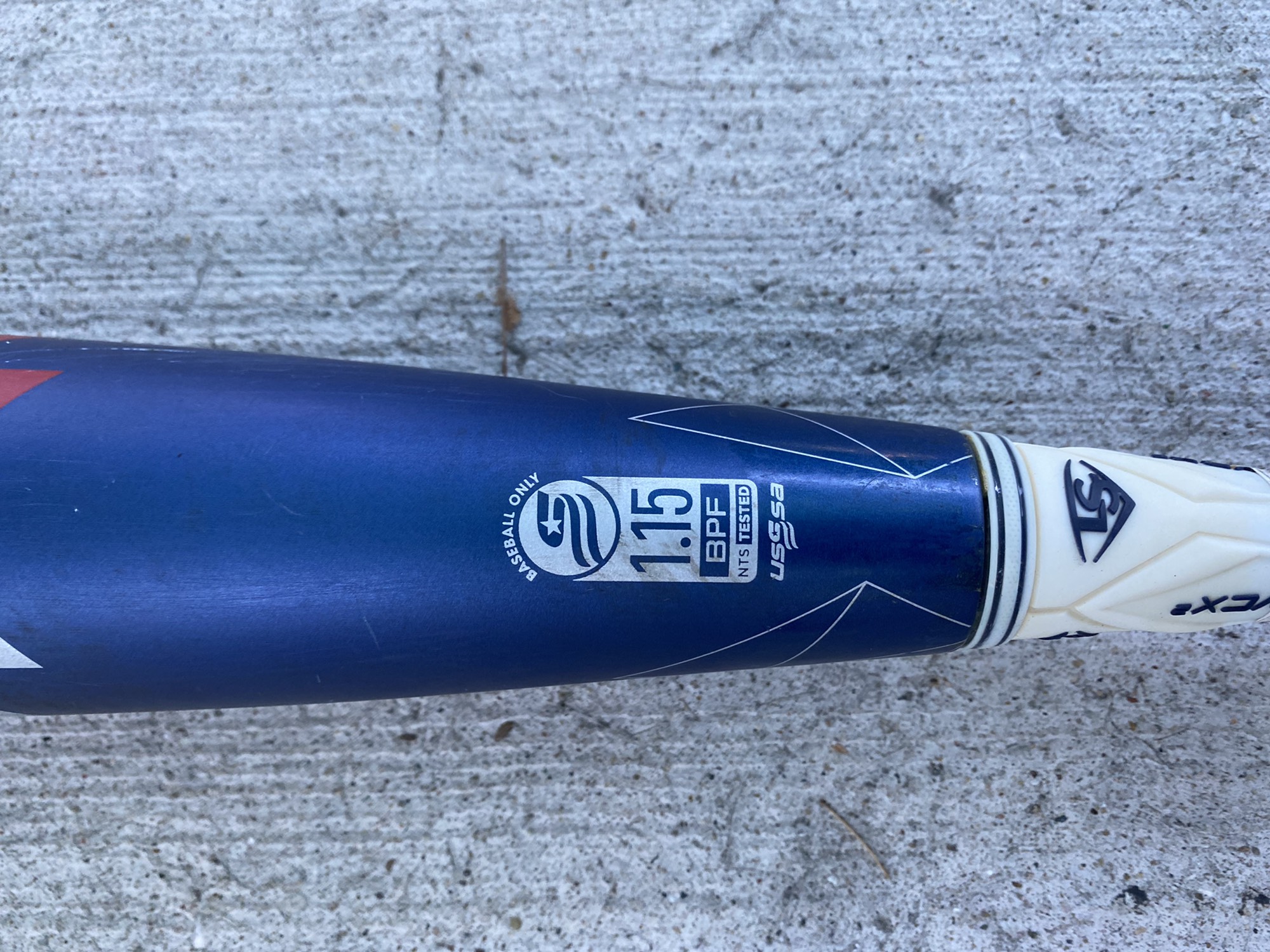Used USSSA Certified 2022 Custom Louisville Slugger Meta Composite Bat ...