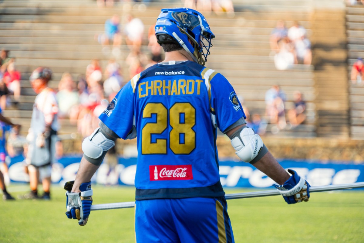 *GAME WORN* 2017 Michael Ehrhardt Charlotte Hounds Jersey (SIGNED ...