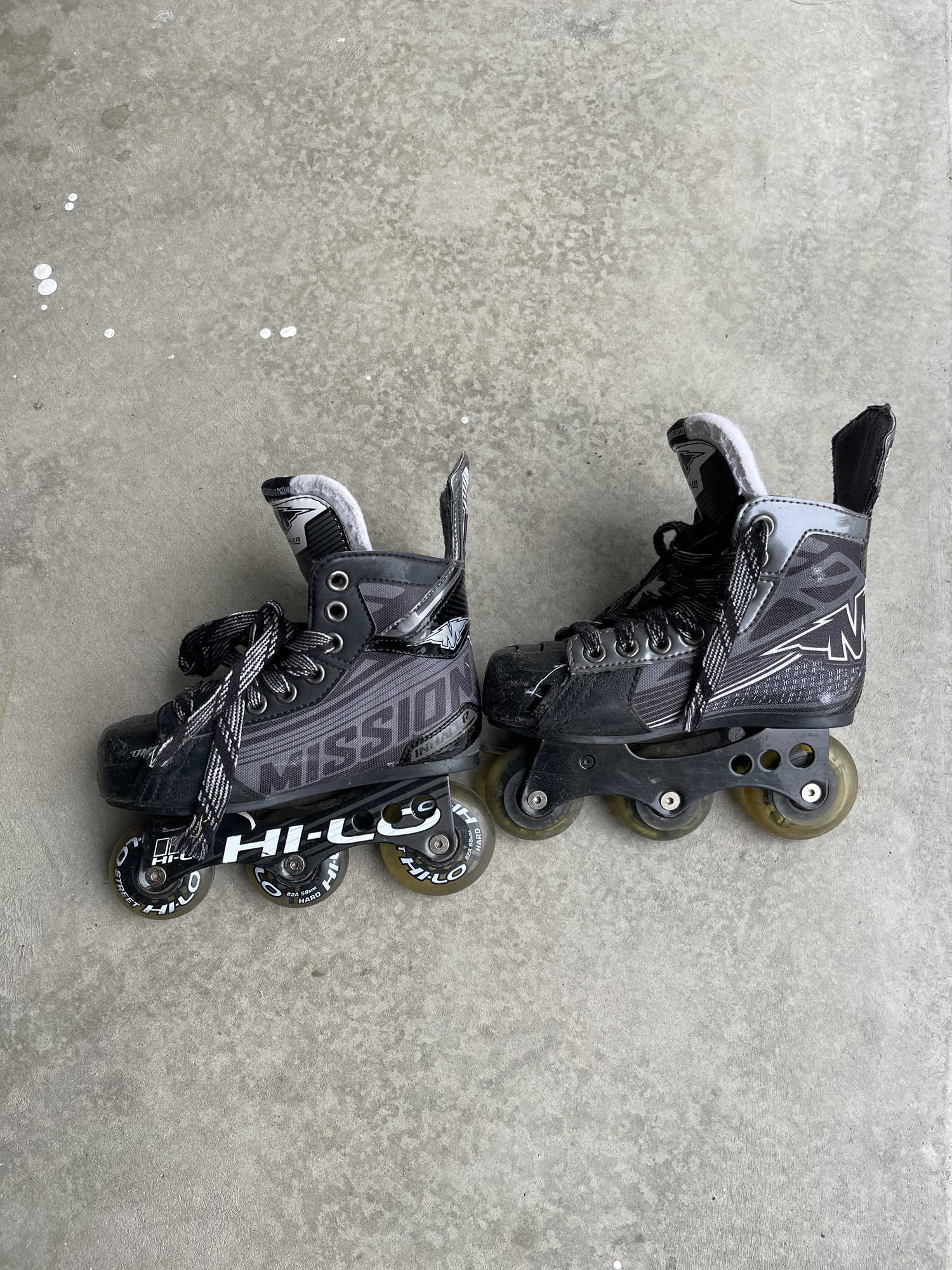 Used Mission Wide Width Size 13 Inhaler DS7 Inline Skates | SidelineSwap