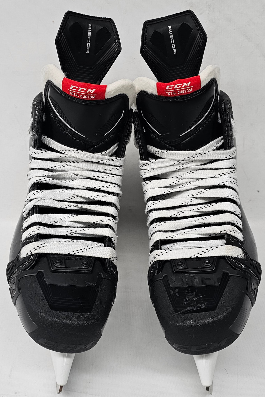 CCM RIBCOR 100K TOTAL CUSTOM PRO STOCK HOCKEY SKATES 9.5 REGULAR GREEN ...