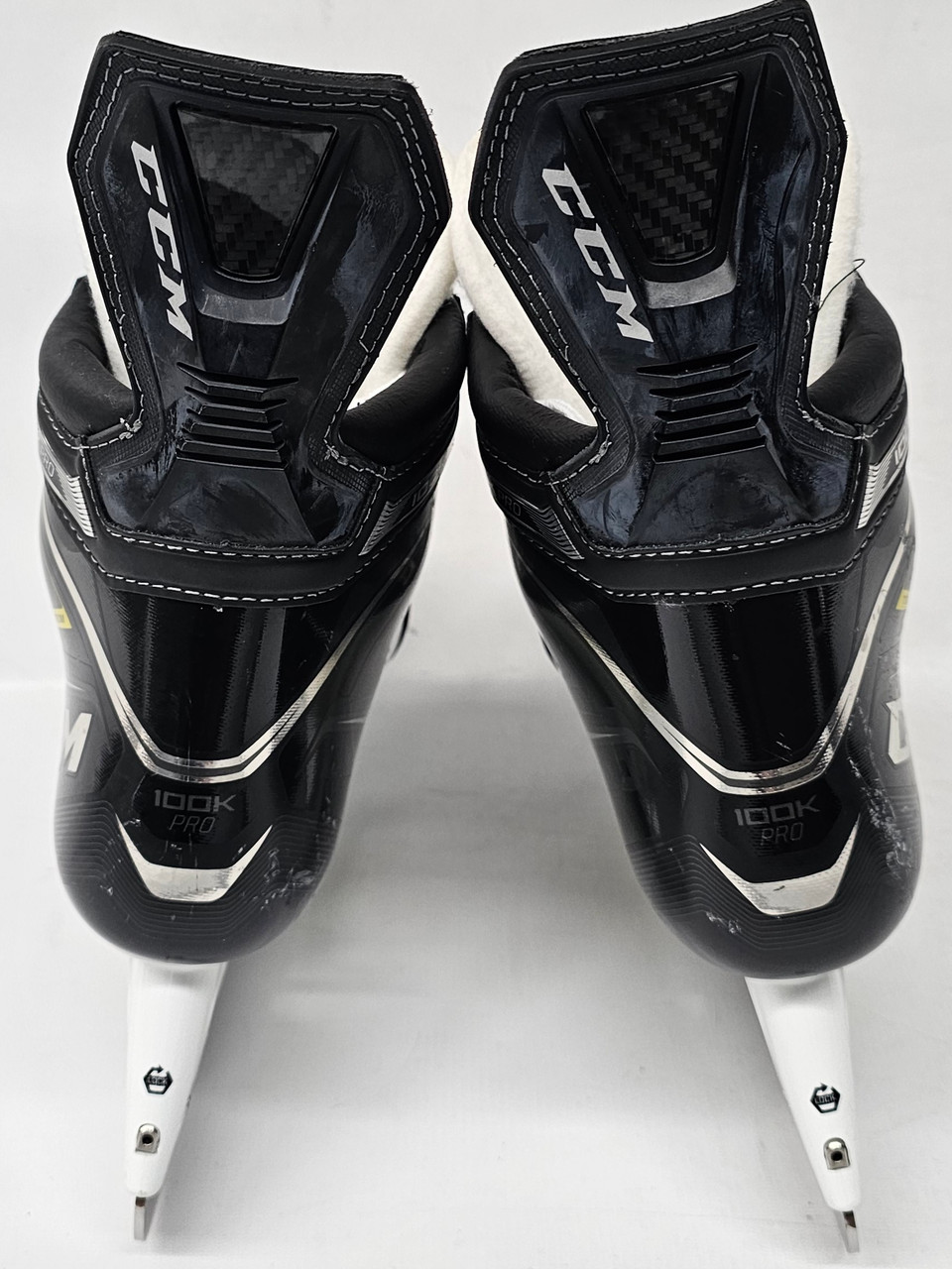 CCM RIBCOR 100K TOTAL CUSTOM PRO STOCK HOCKEY SKATES 10 REGULAR YELLOW ...