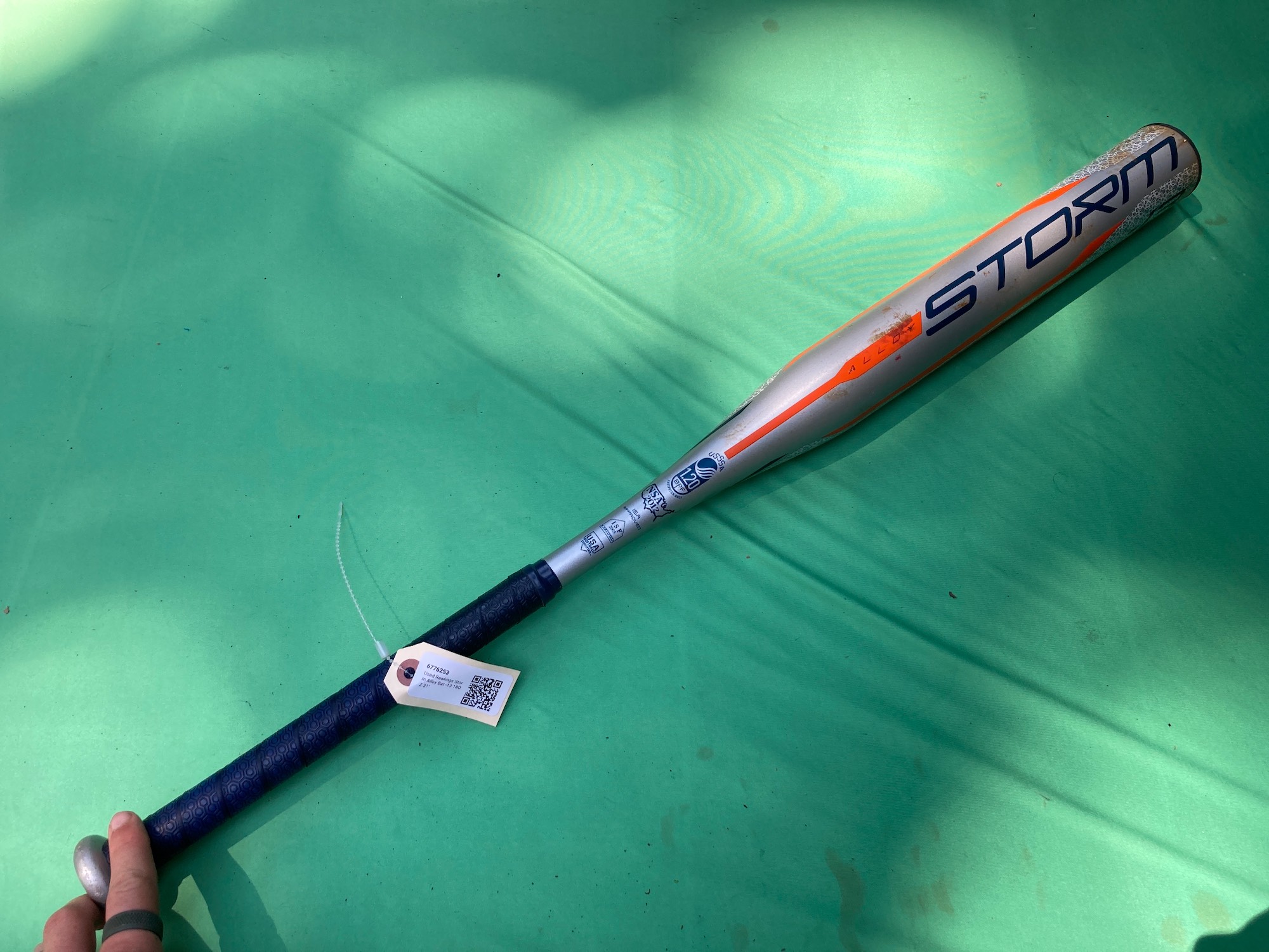 Used Rawlings Storm Alloy Bat -13 18OZ 31" | SidelineSwap