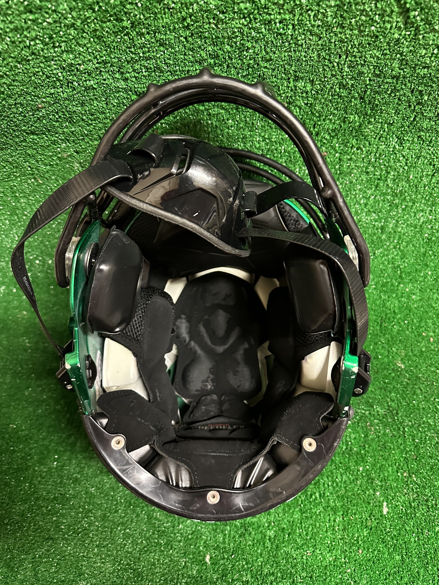 Adult Medium - Riddell Speedflex Football Helmet - Chrome Green ...