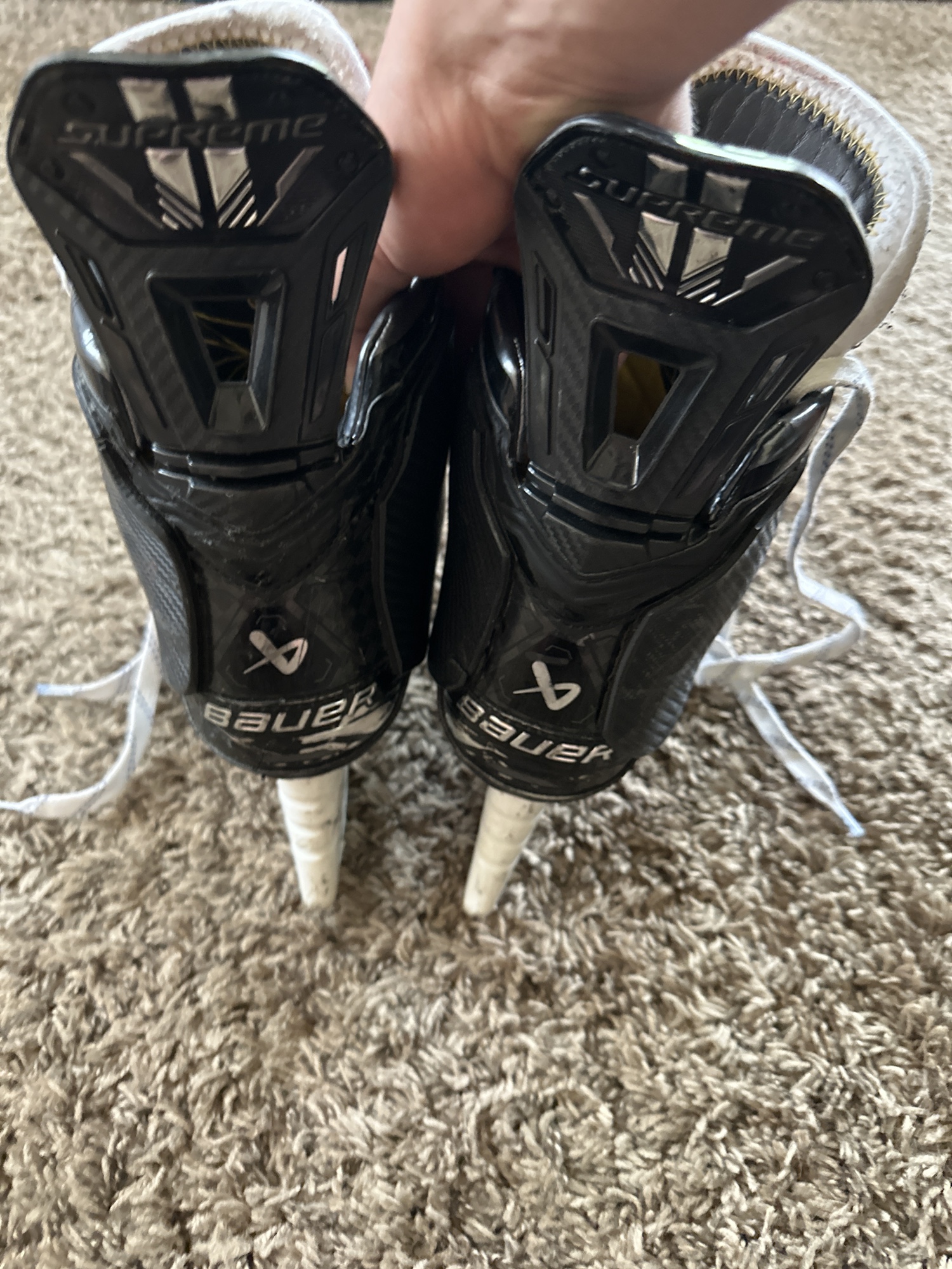 Used Pro Stock Bauer Supreme Mach Hockey Boot with Tuuk Holders ...