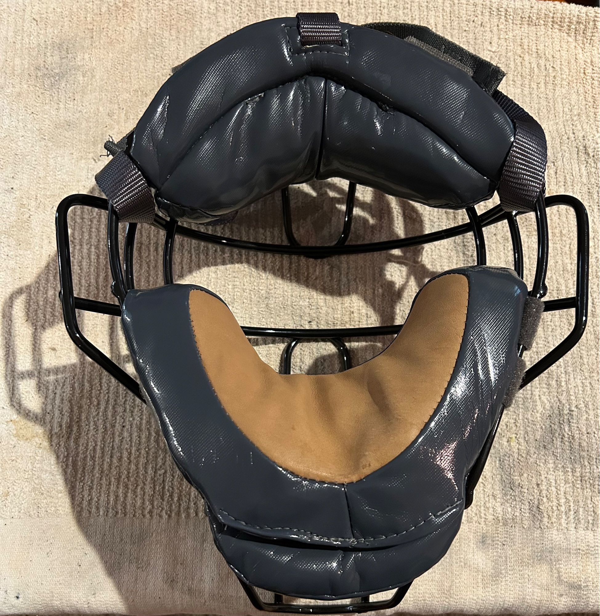 Force 3 Pro Gear Traditional Defender Mask Black Frame/Gray Pads ...