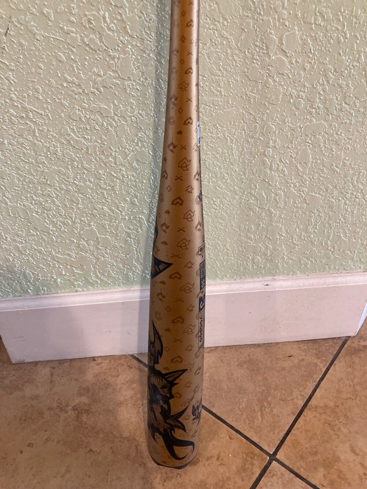 2023 DeMarini Voodoo One Gold BBCOR Baseball Bat (-3) WBD2352010 34/31 ...