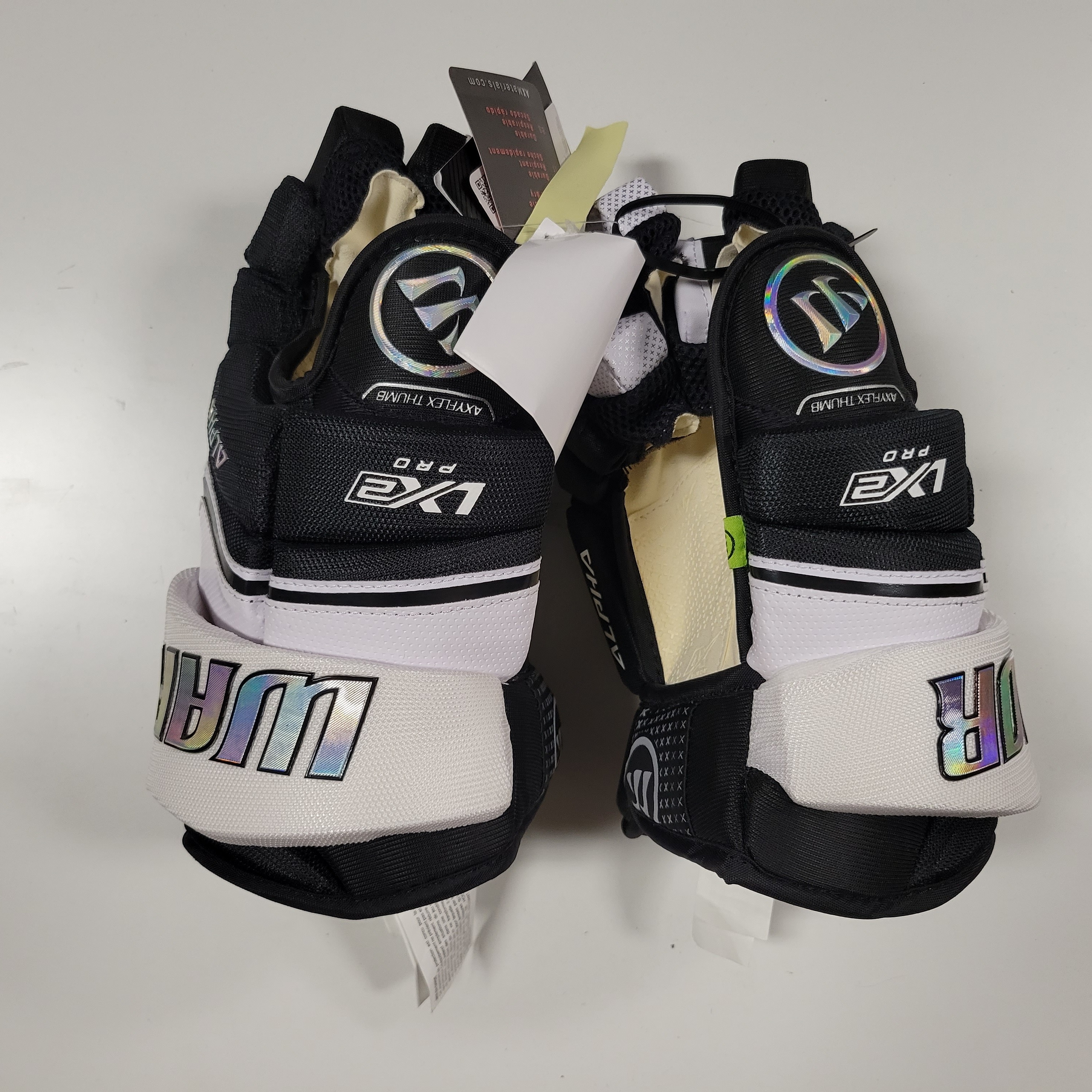 New Warrior Alpha LX2 Pro Senior Gloves 13" Black and White | SidelineSwap