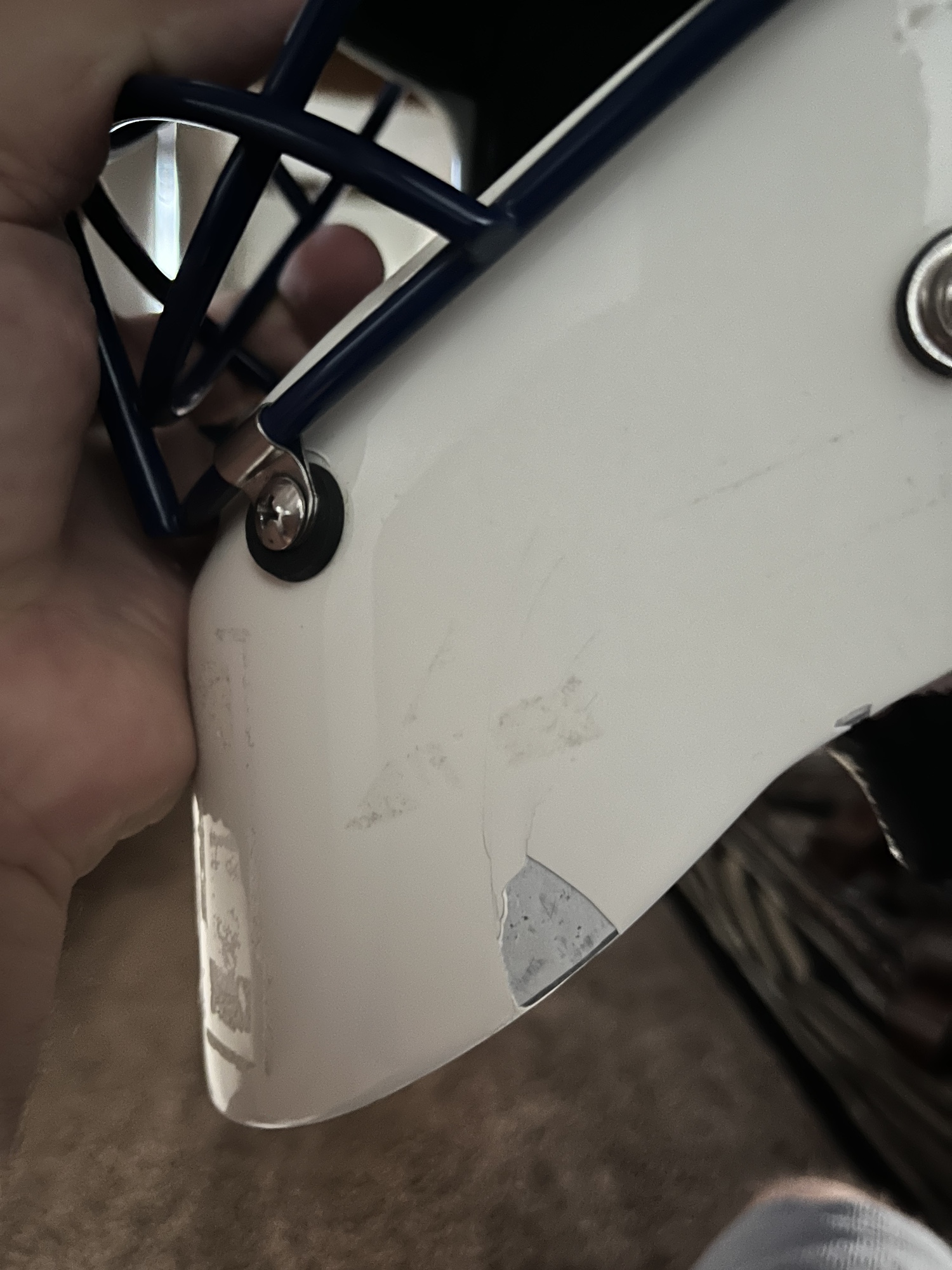 Used Pro Carbon Coveted Mask Omega Goalie Mask, Bag included | SidelineSwap