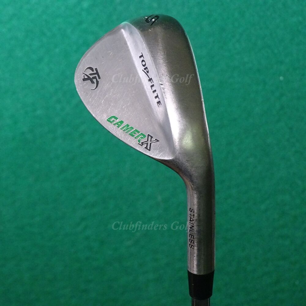 Top Flite Gamer X Stainless 56° SW Sand Wedge Factory Stepped Steel ...