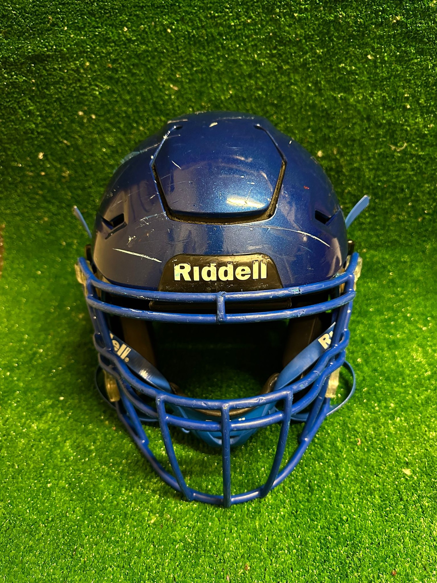 Adult Large - Riddell Speedflex Football Helmet - Blue | SidelineSwap