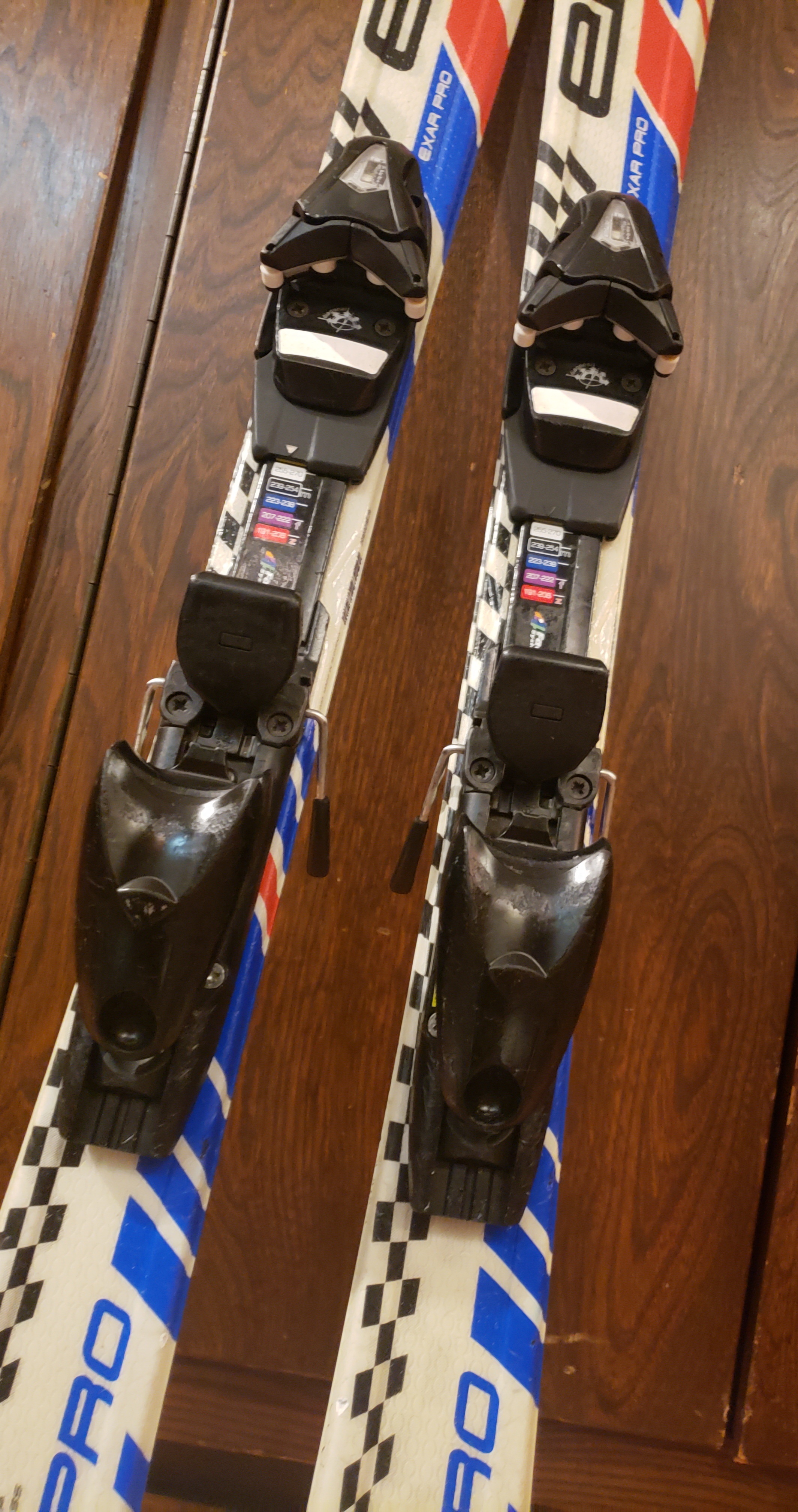 110cm Jr./Kids Skis ELAN EXAR PRO with Jr. ELAN ESP 4.5 Adjustable Bindings *USED* CLEAN ...