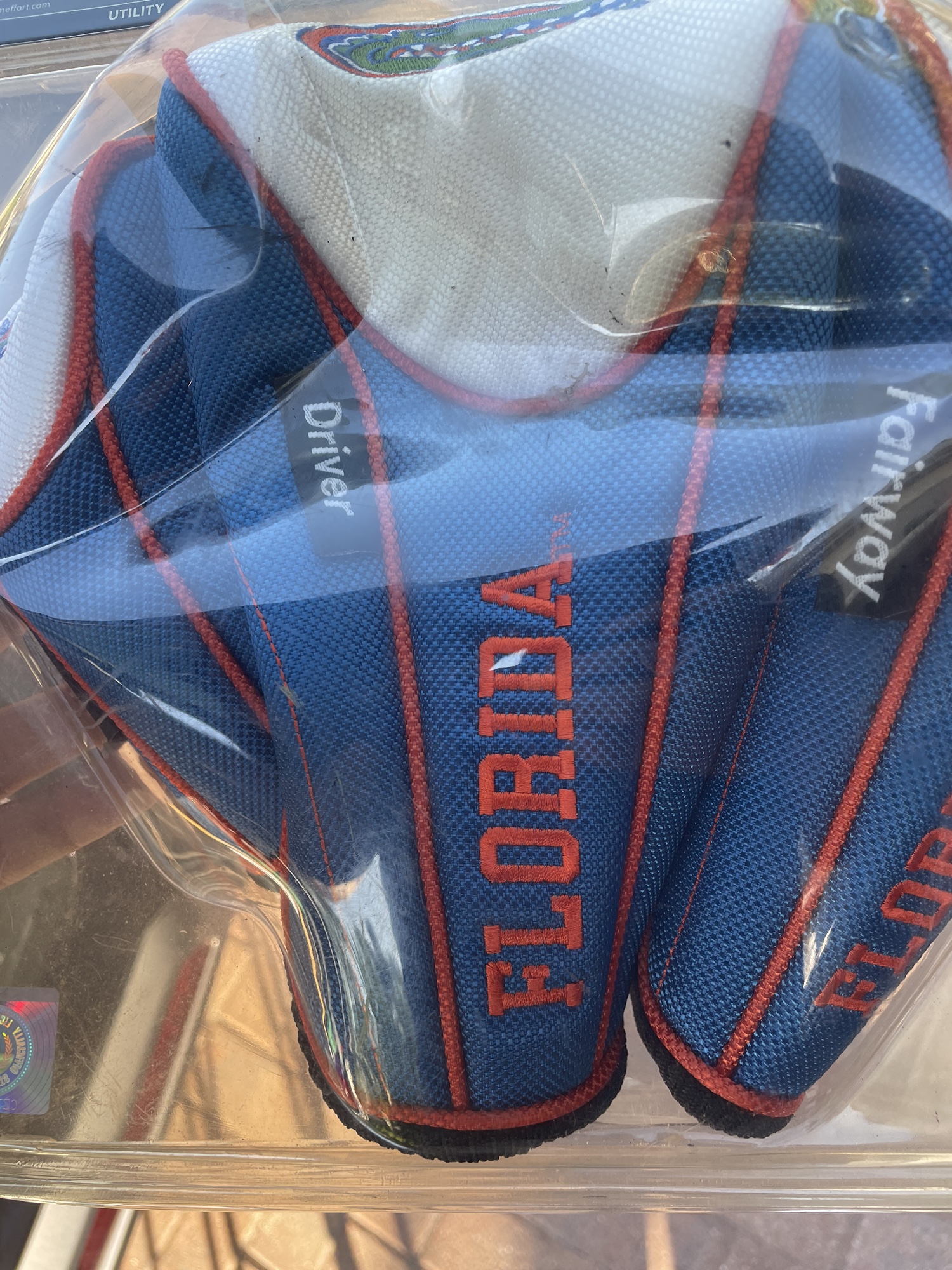 Florida Gators golf clubs head covers new 3 pc set in original ...