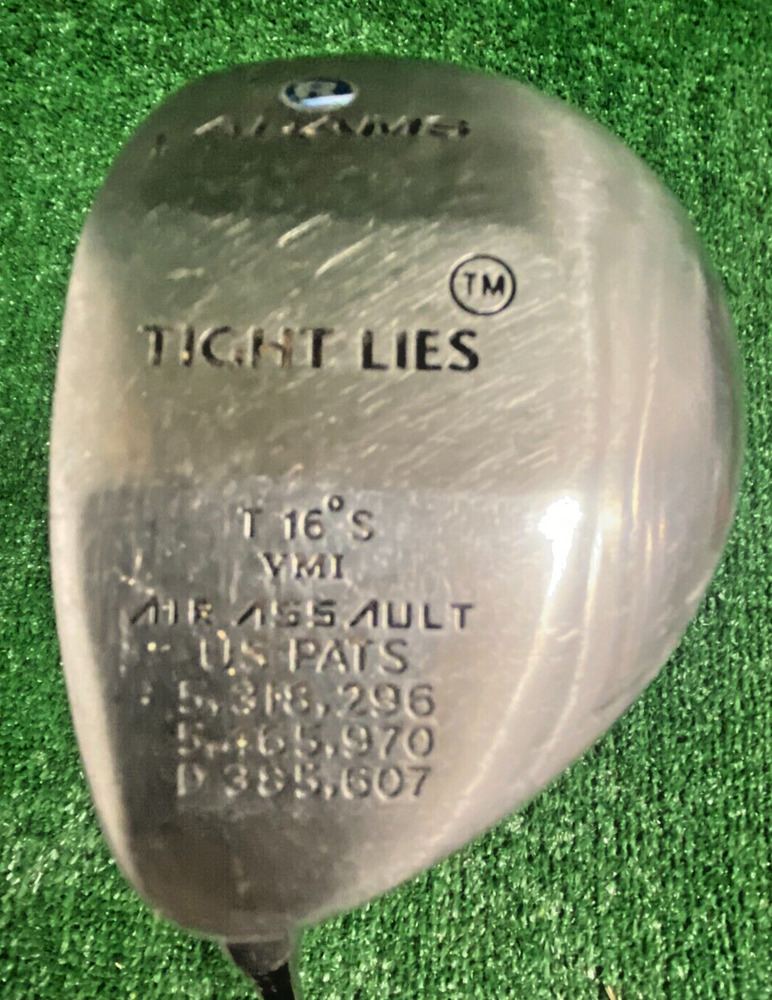Left-Handed 3 Wood Adams Tight Lies VMI Air Assault 16 Degree ...