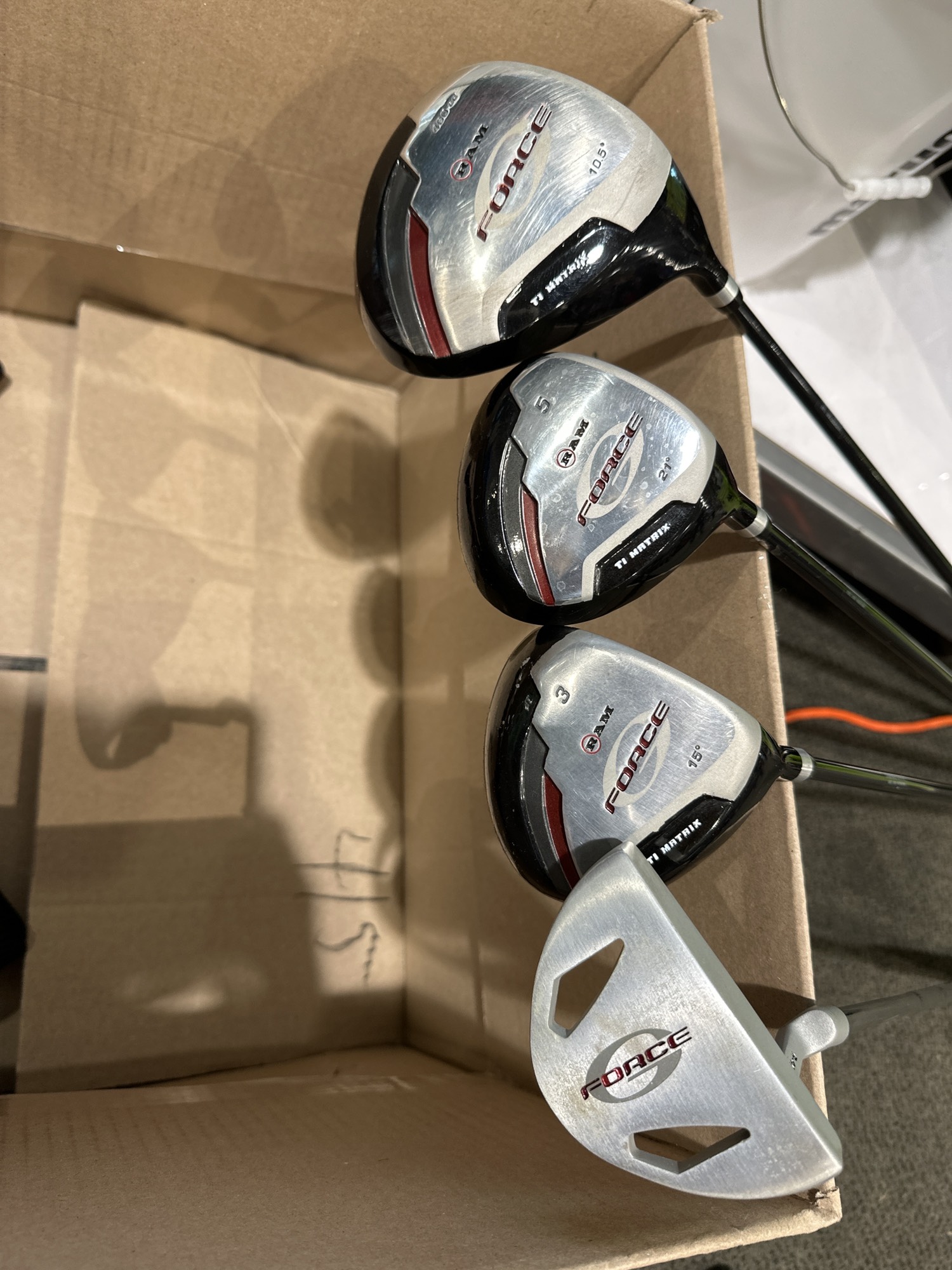 Used Men's RAM G-Force Right Clubs (Full Set) Regular Number of Clubs ...