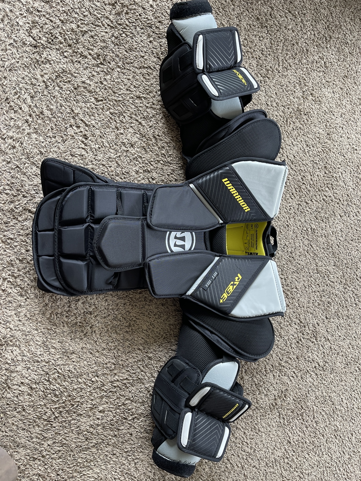 Like NEW Medium/Large Warrior RX3E+ Goalie Chest Protector Pro Stock ...