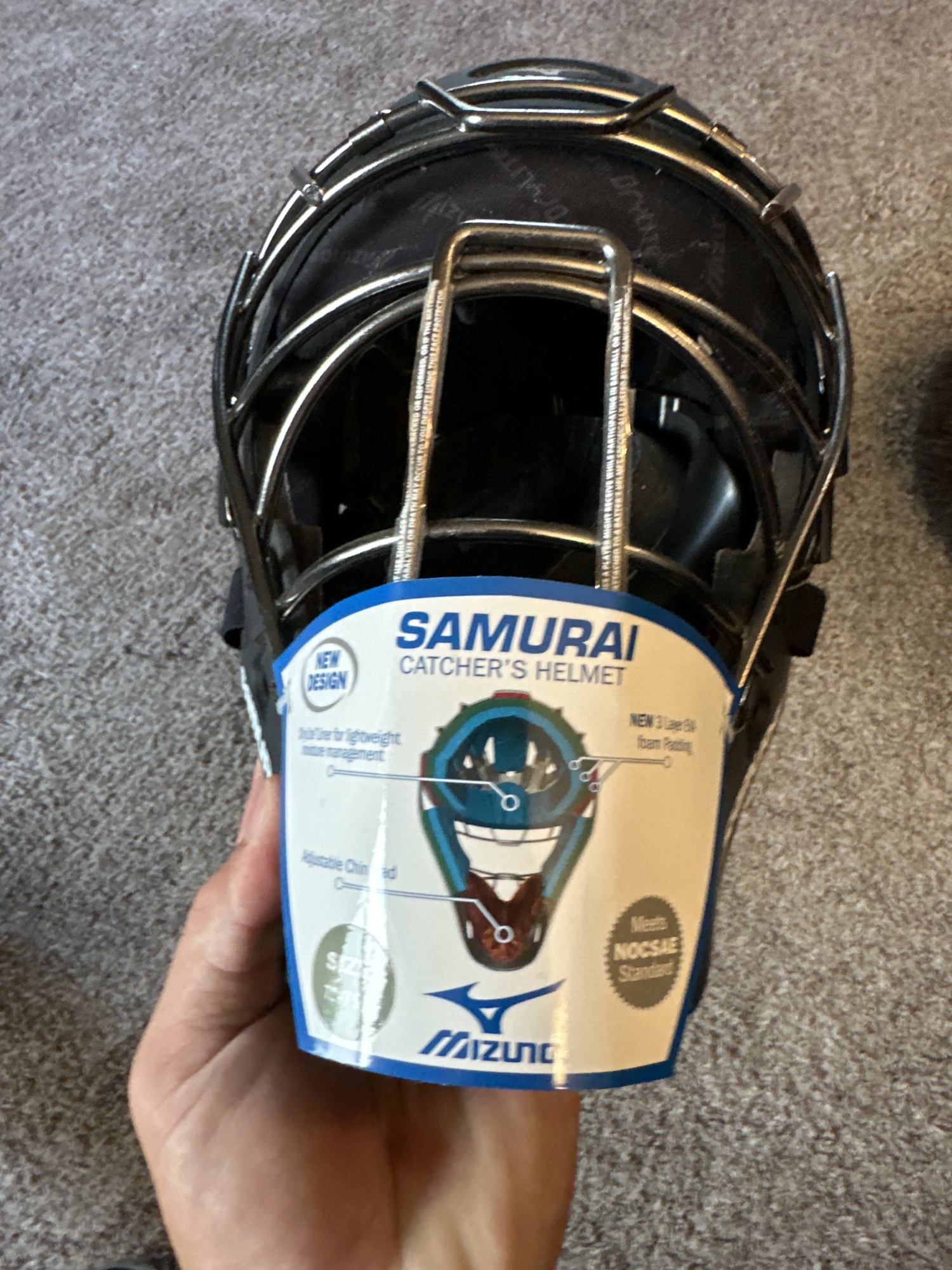 New Mizuno Samurai Catcher's Mask | SidelineSwap