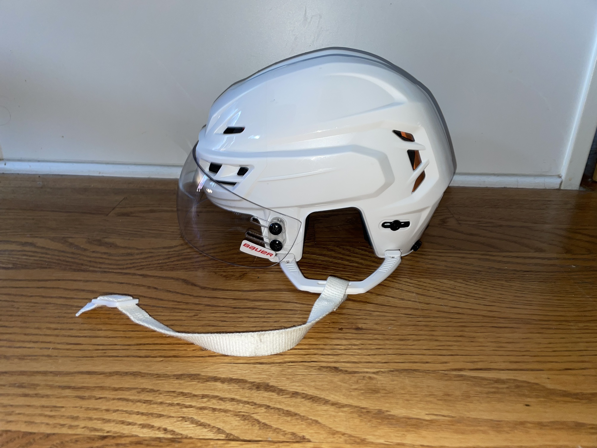 New Medium CCM Pro Stock Tacks 710 Helmet With Bauer Visor | SidelineSwap
