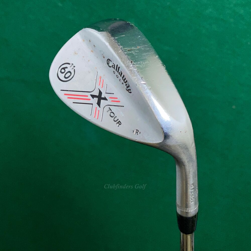 Callaway X Tour Chrome 60-11 60° Lob Wedge Factory Steel Wedge Flex ...