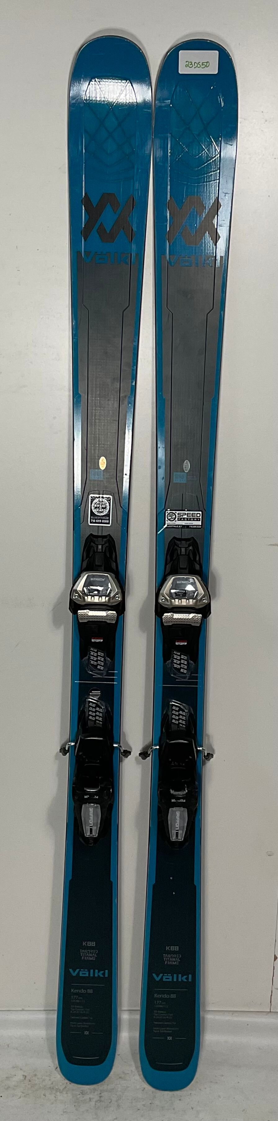 Used Volkl 177cm Kendo 88 Skis With Marker Griffon Bindings (23DS50) | SidelineSwap