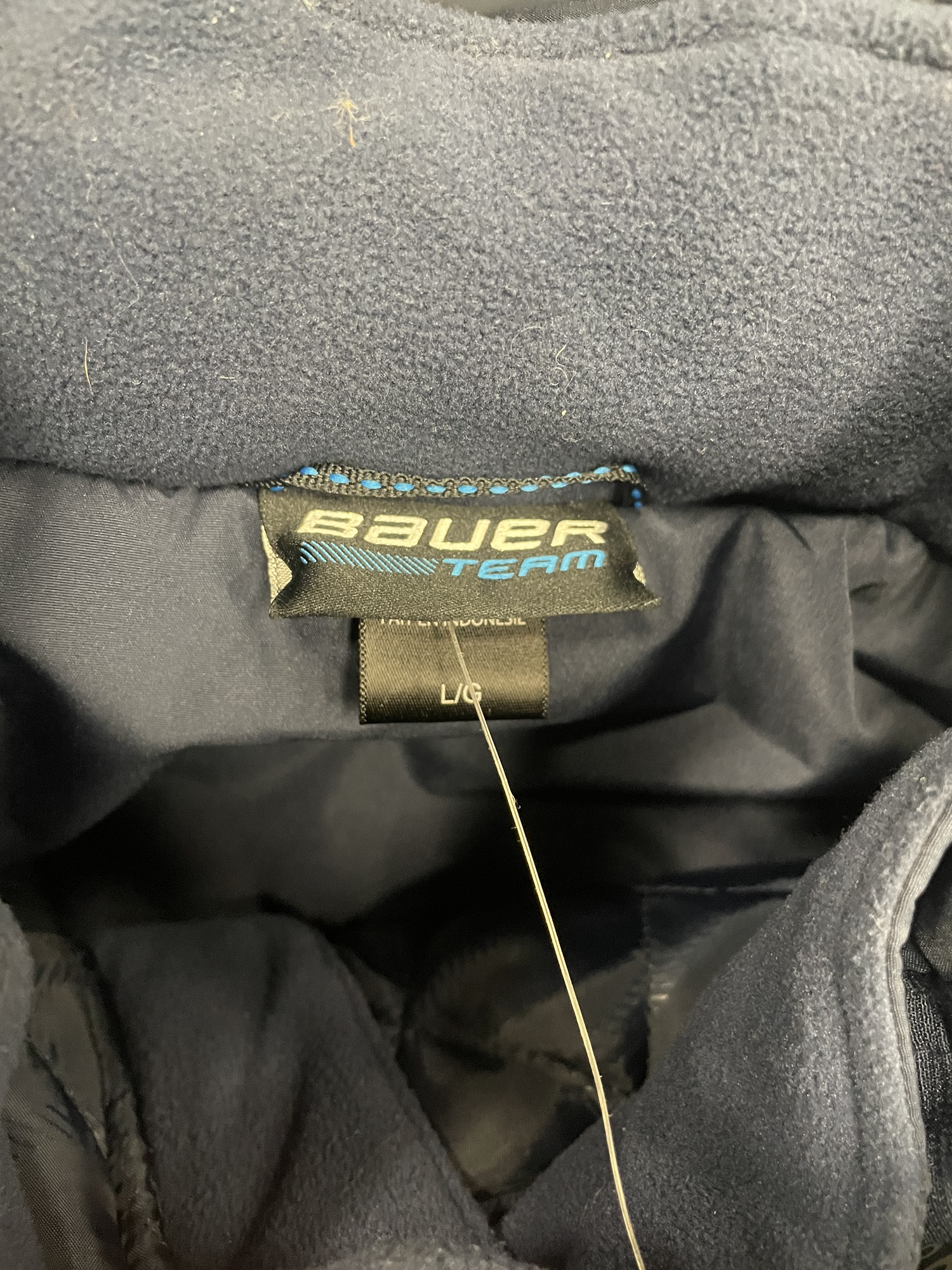 Bauer Navy Large Heavyweight Jacket | SidelineSwap
