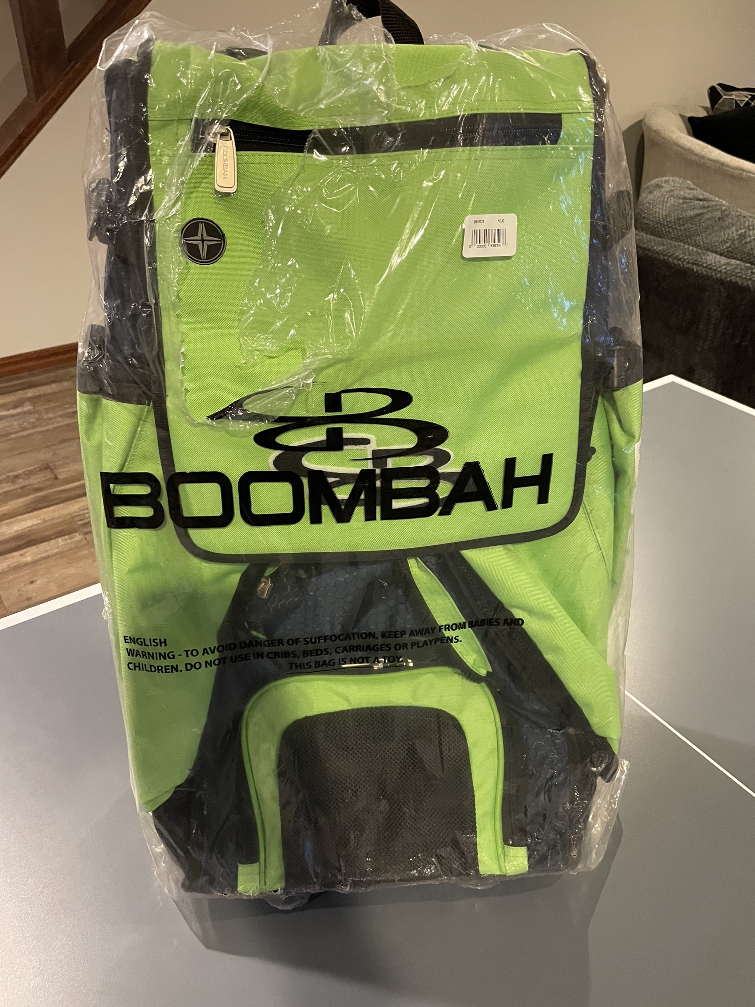 New Boombah Rolling Catcher’s Superpack Bag Lime green/ Navy | SidelineSwap