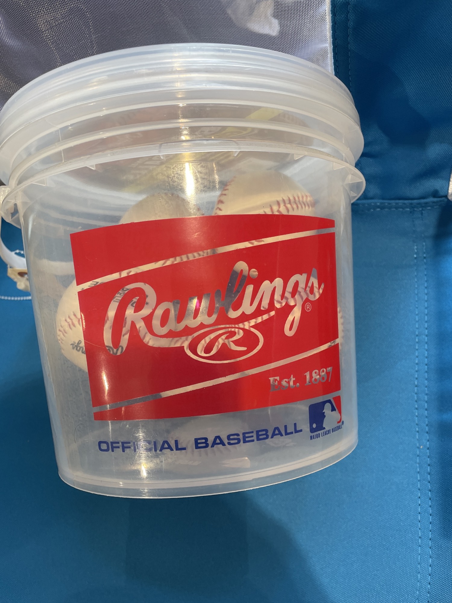 Used Rawlings Ball Bucket (5 balls) | SidelineSwap