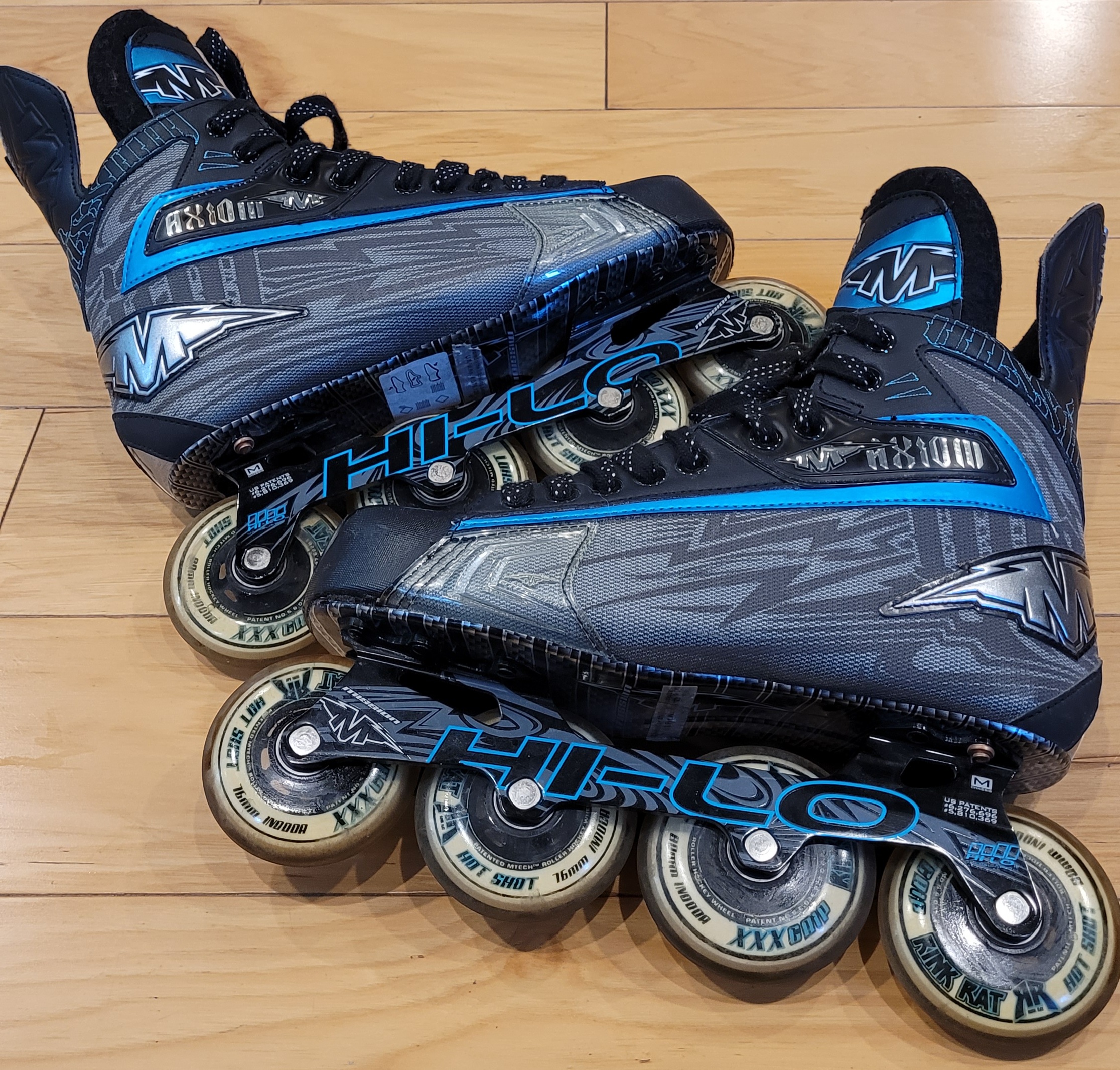 Mission Axiom T7 Size 8D Inline Roller Hockey Skates | SidelineSwap