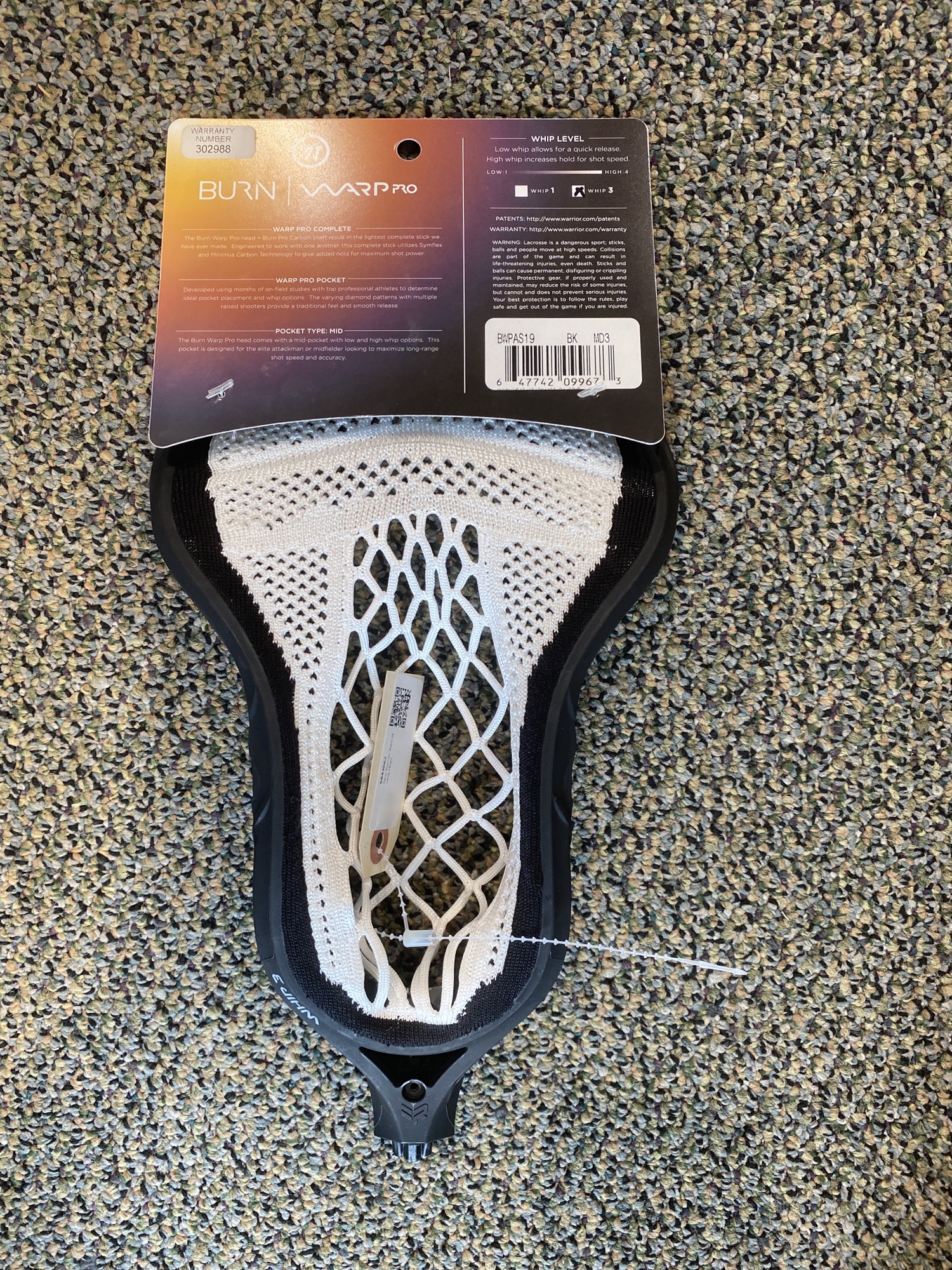 New Warrior Burn Strung Head | SidelineSwap