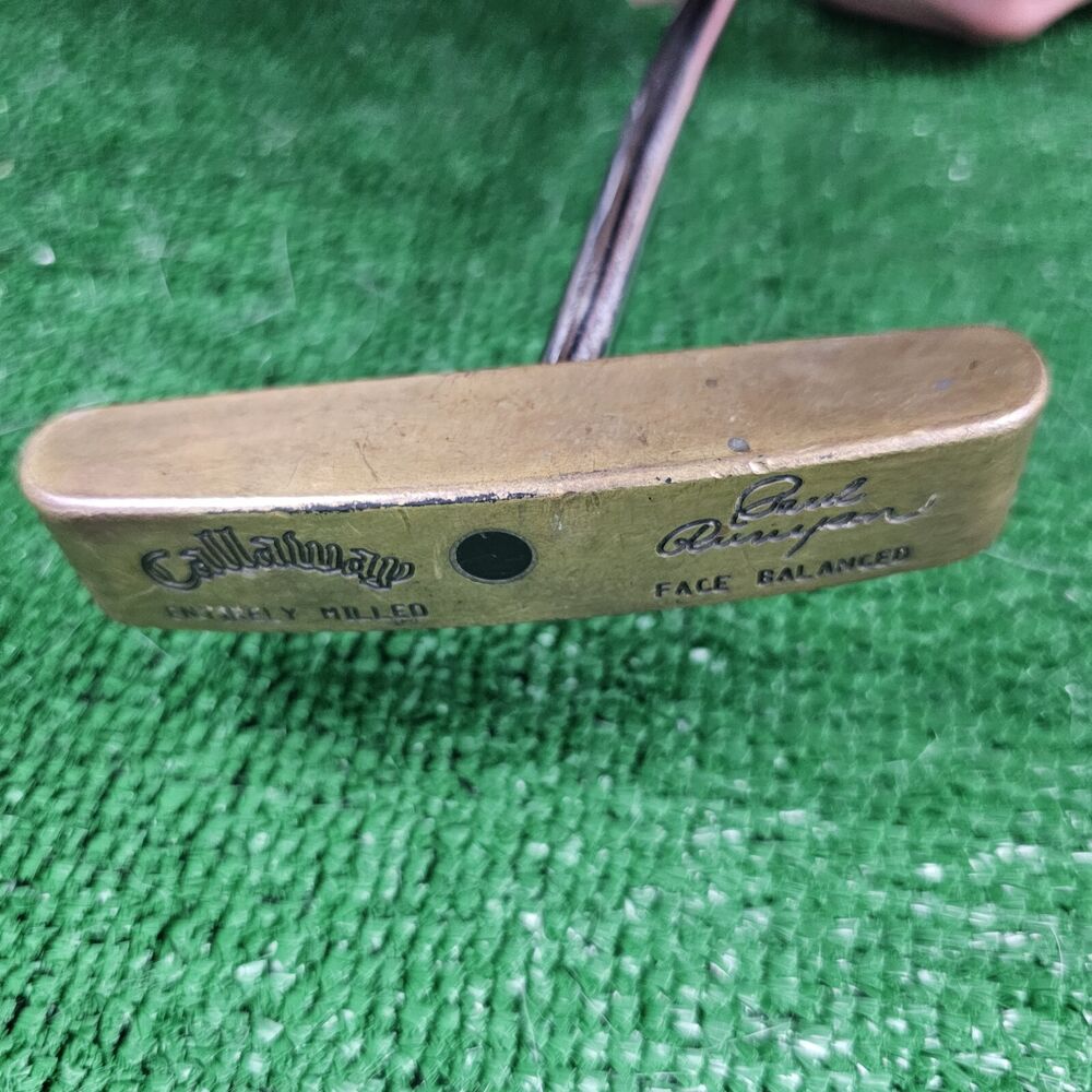 Callaway S2H2 USA Paul Runyon Entirely Milled Face Balanced Gold Putter ...