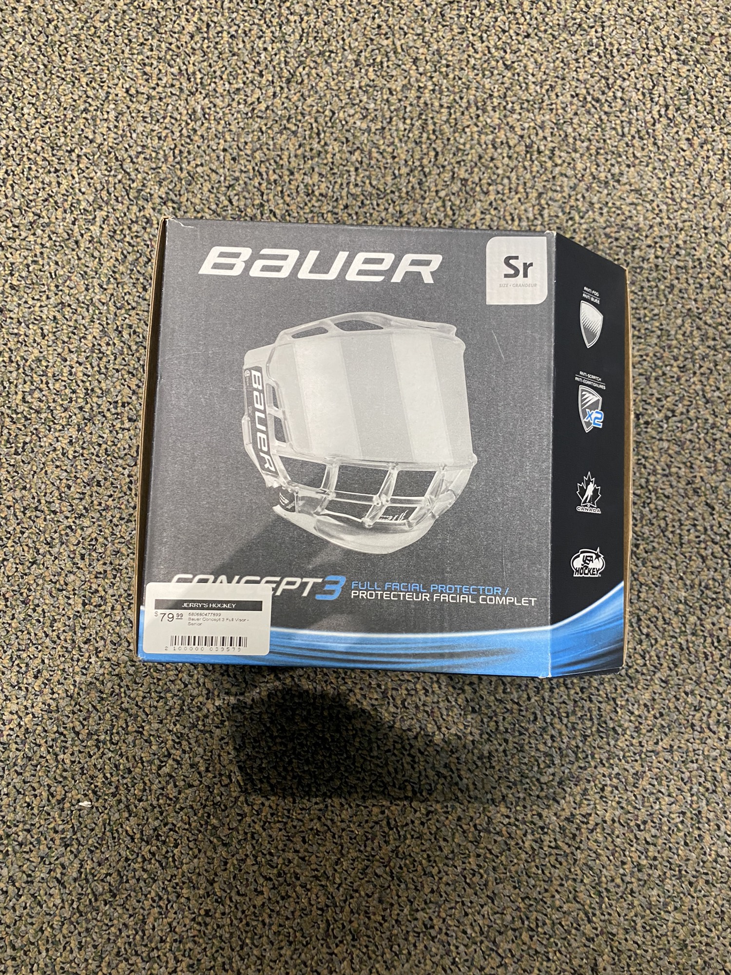 Used Unknown / Other Bauer Concept 3 Full Shield Cages, Visors ...
