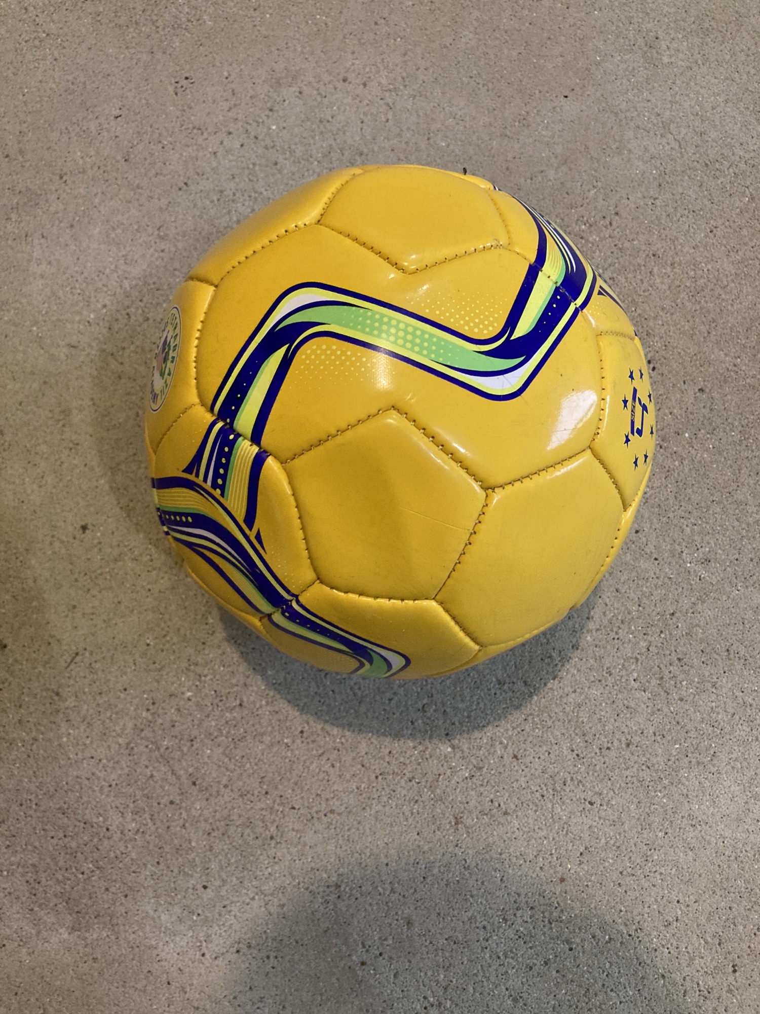 Yellow/Blue/Green Soccer Ball | SidelineSwap