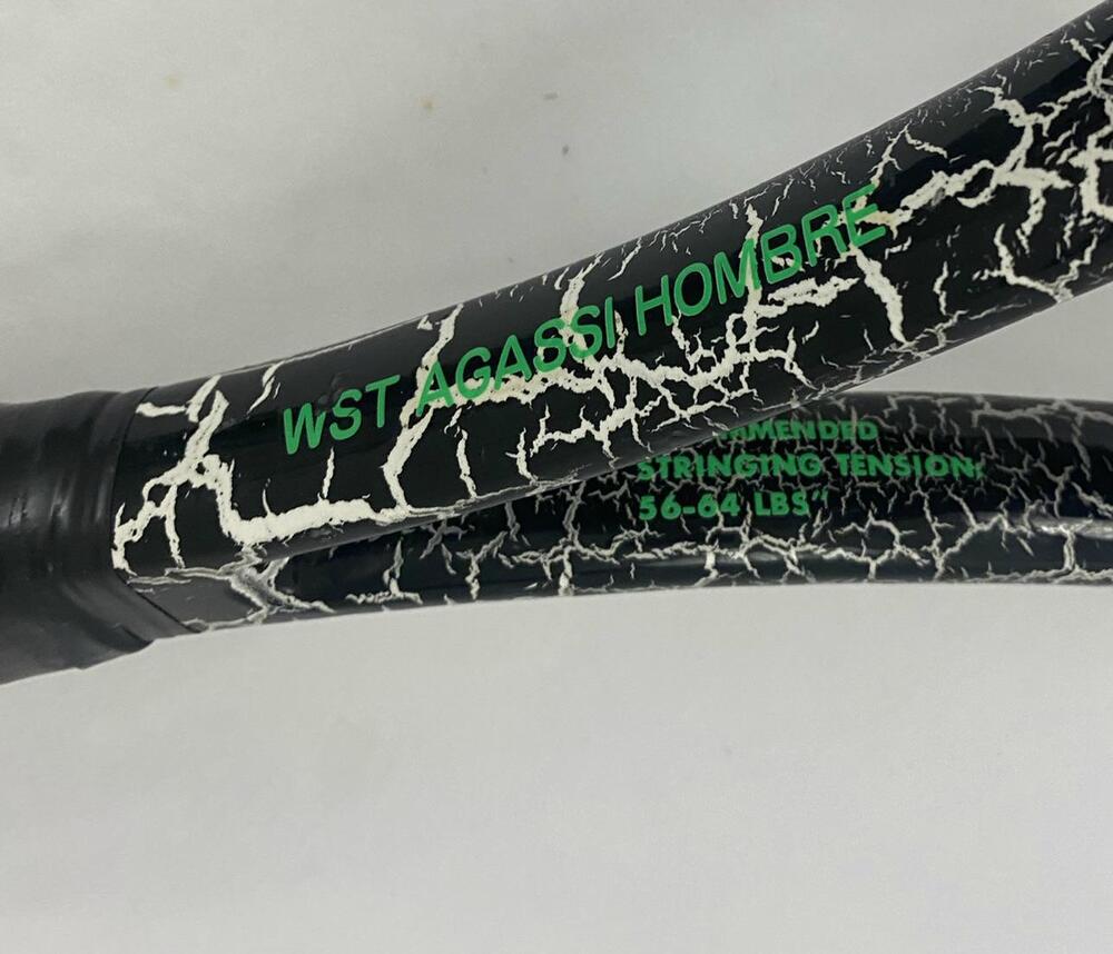 Vintage Rare Andre Agassi By Donnay Wst Hombre Graphite Lightning 95 SQ ...