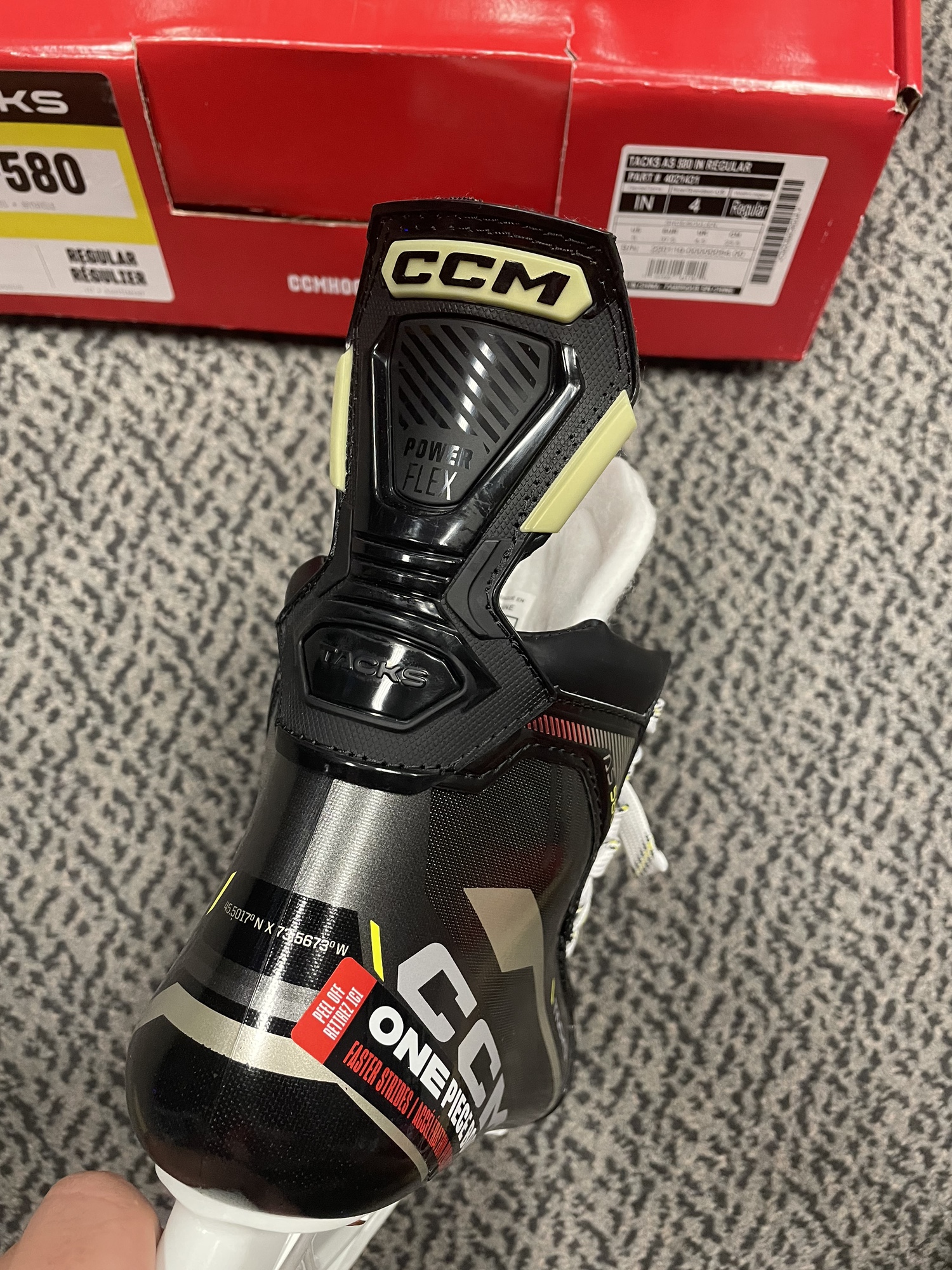 CCM Tacks AS-580 Size 4 Regular width skates | SidelineSwap