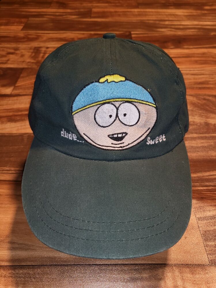 Vintage 1998 South Park TV Series Promo Hat Cap Vtg Cartman Strapback ...