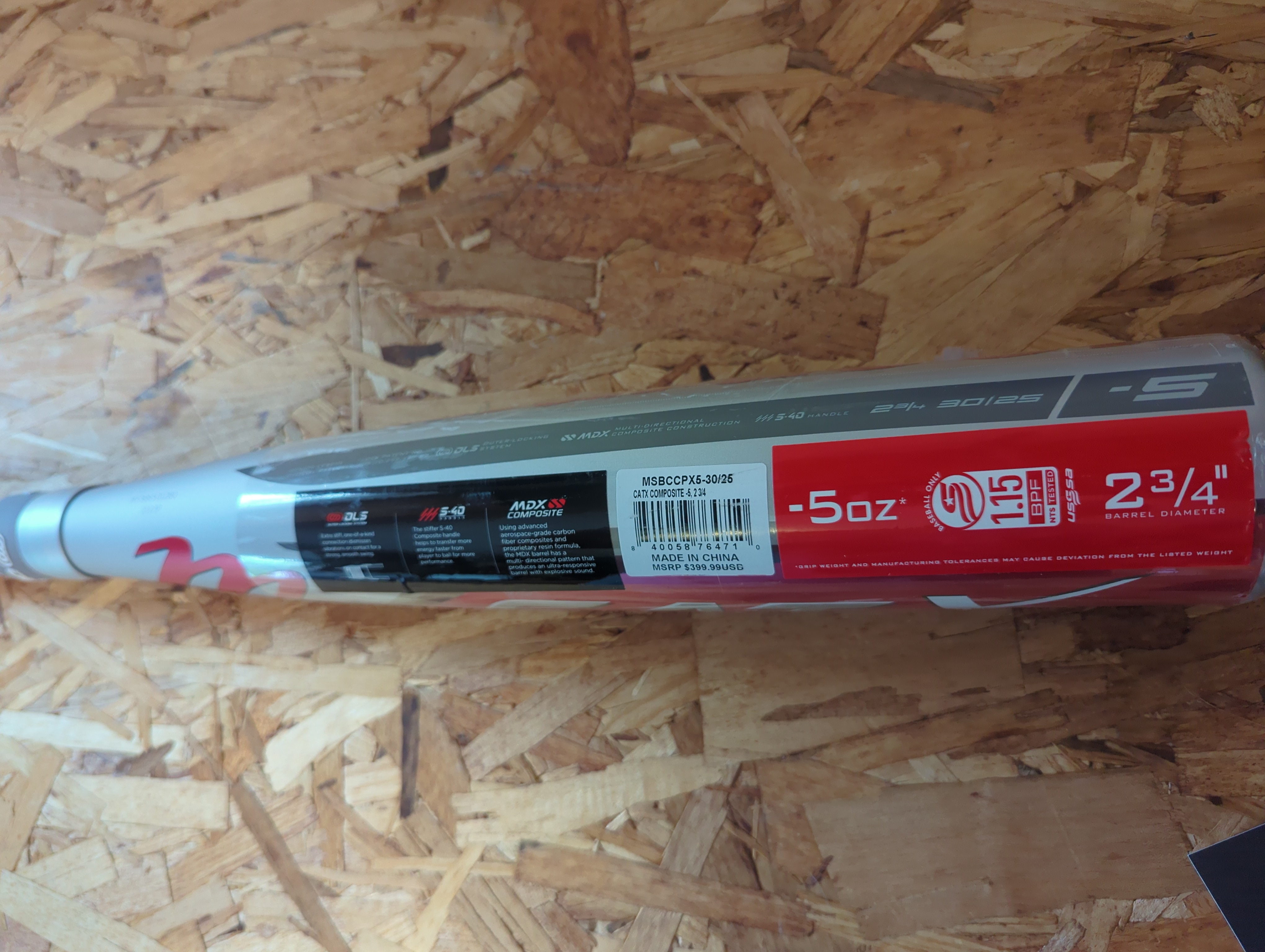 New USSSA Certified 2023 Marucci Composite CAT X Composite Bat (-5) 25 ...