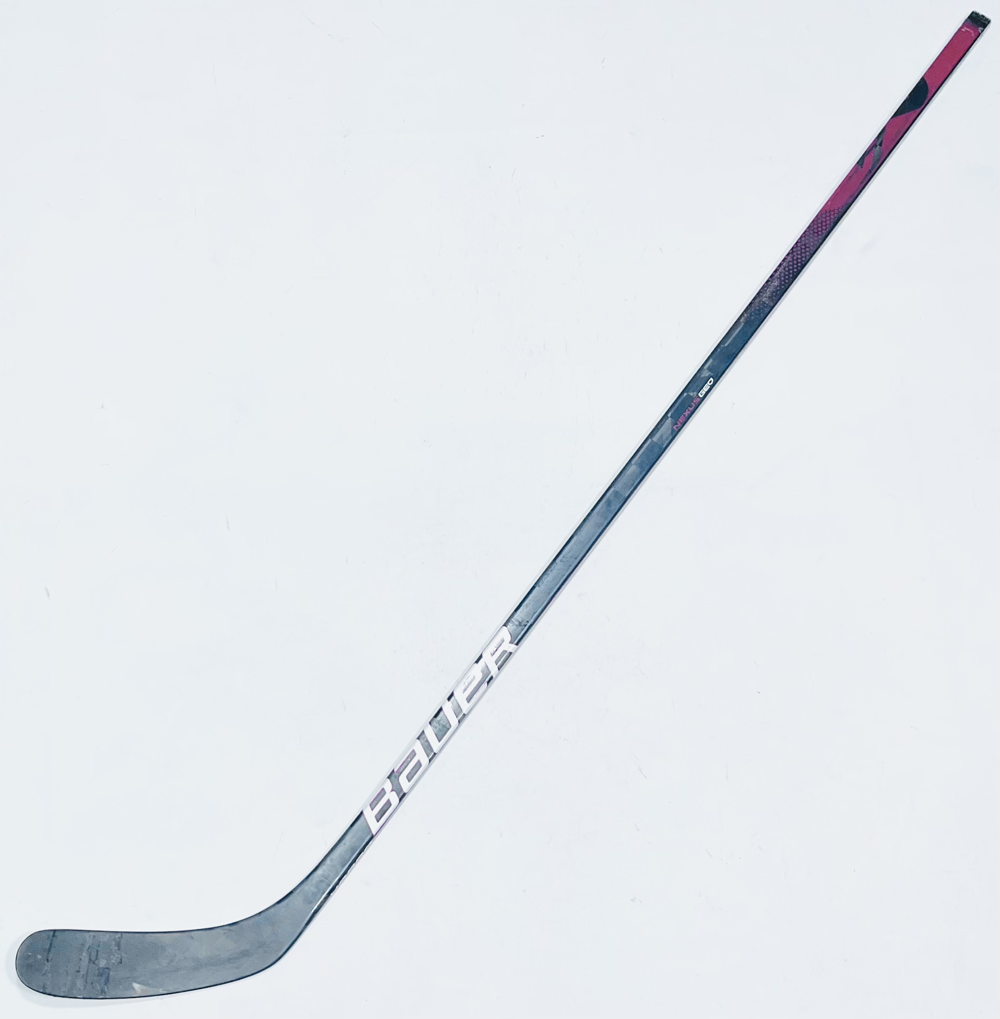 Custom Red Bauer Nexus GEO Hockey Stick-RH-87 Flex-P46-Matte Finish ...