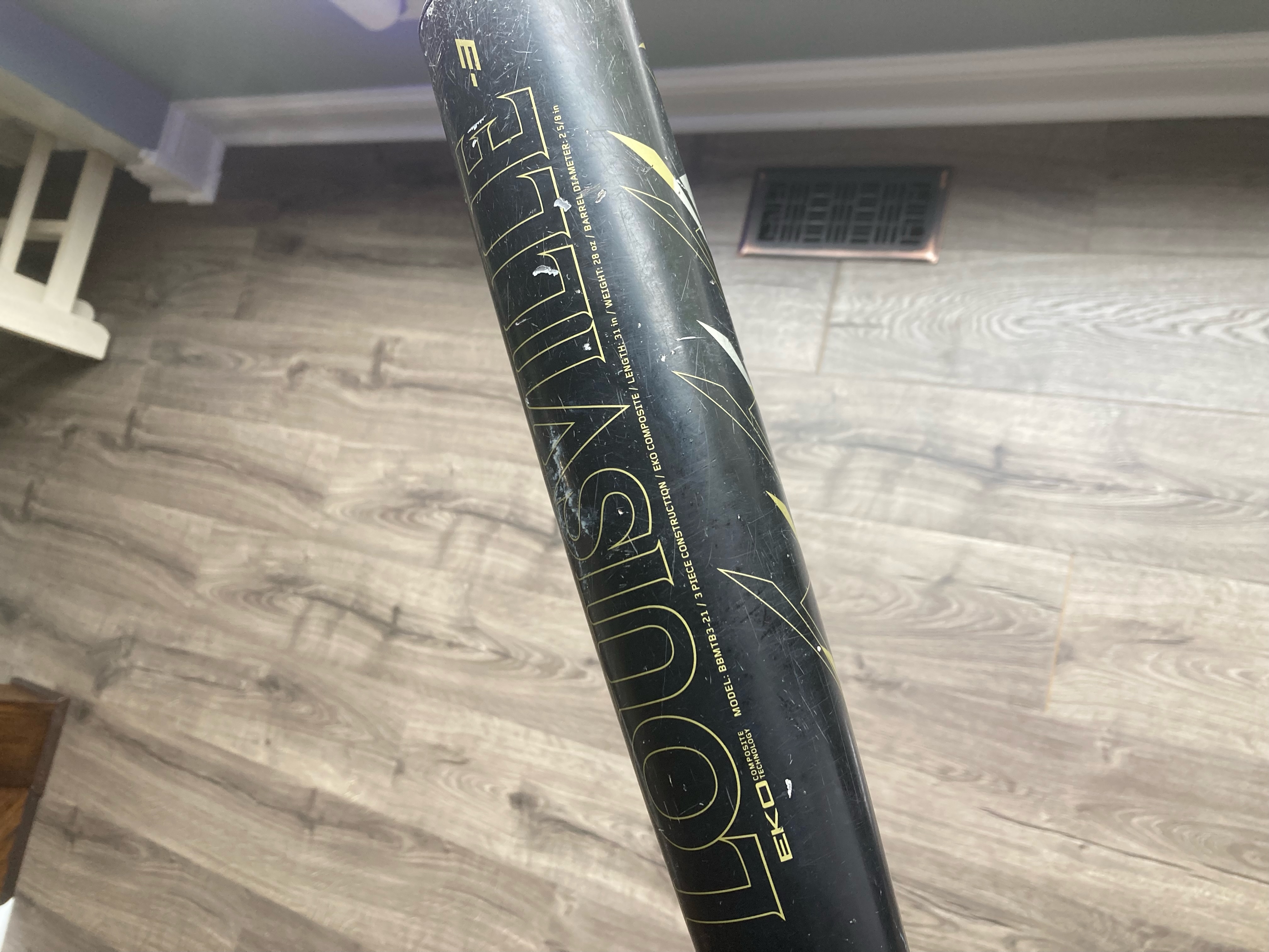 Used BBCOR Certified 2021 Louisville Slugger Composite Meta Bat (-3) 28 ...