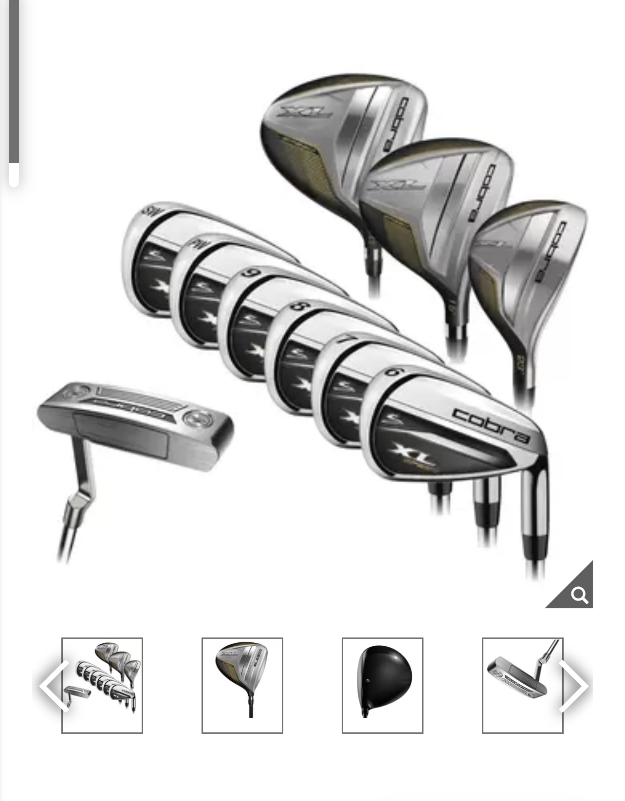 Men's Right Handed Regular Flex 10 Pieces 2019 XL Speed Clubs (Full Set ...