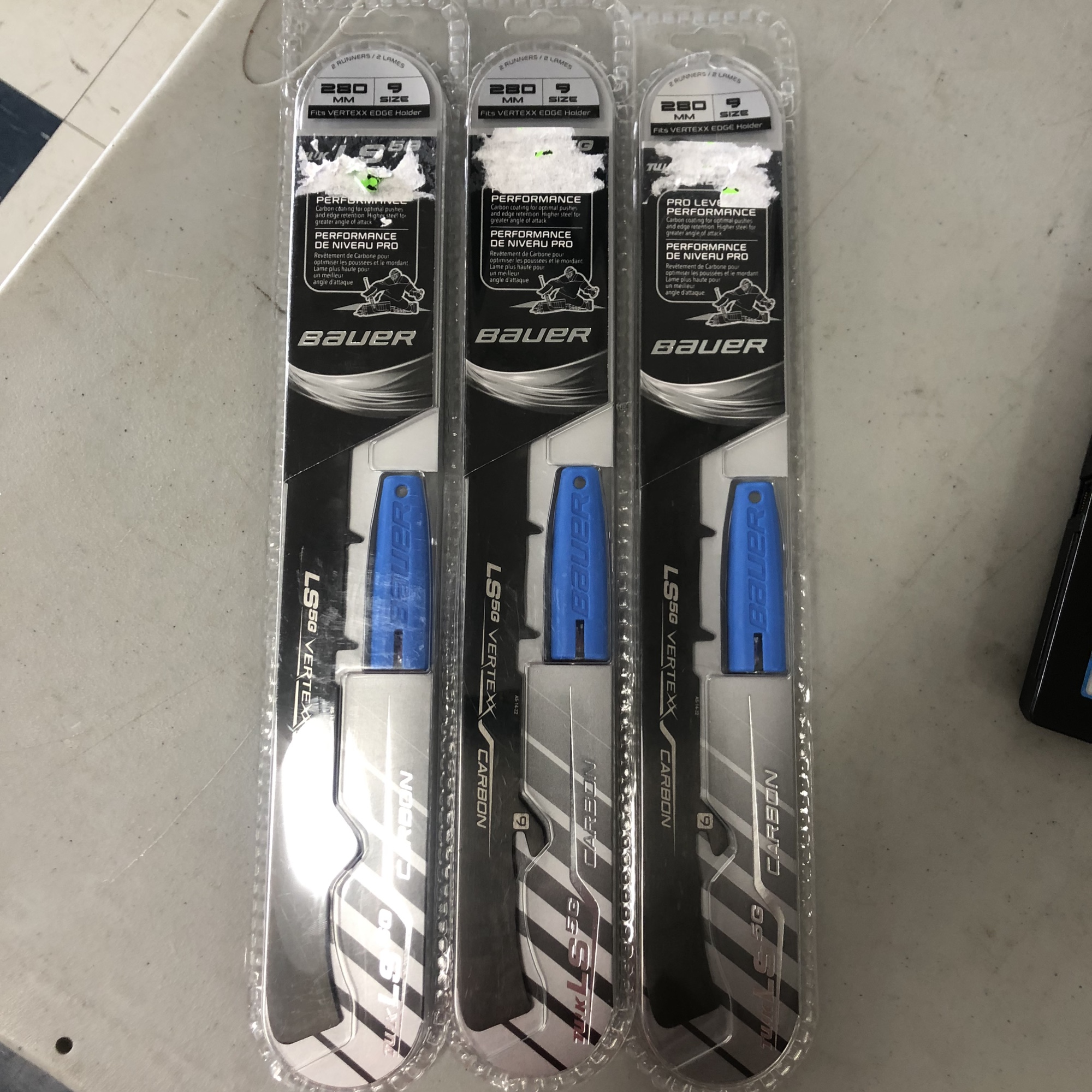 NEW Bauer TUUK LS5G Carbon 280mm size 9 steel | SidelineSwap