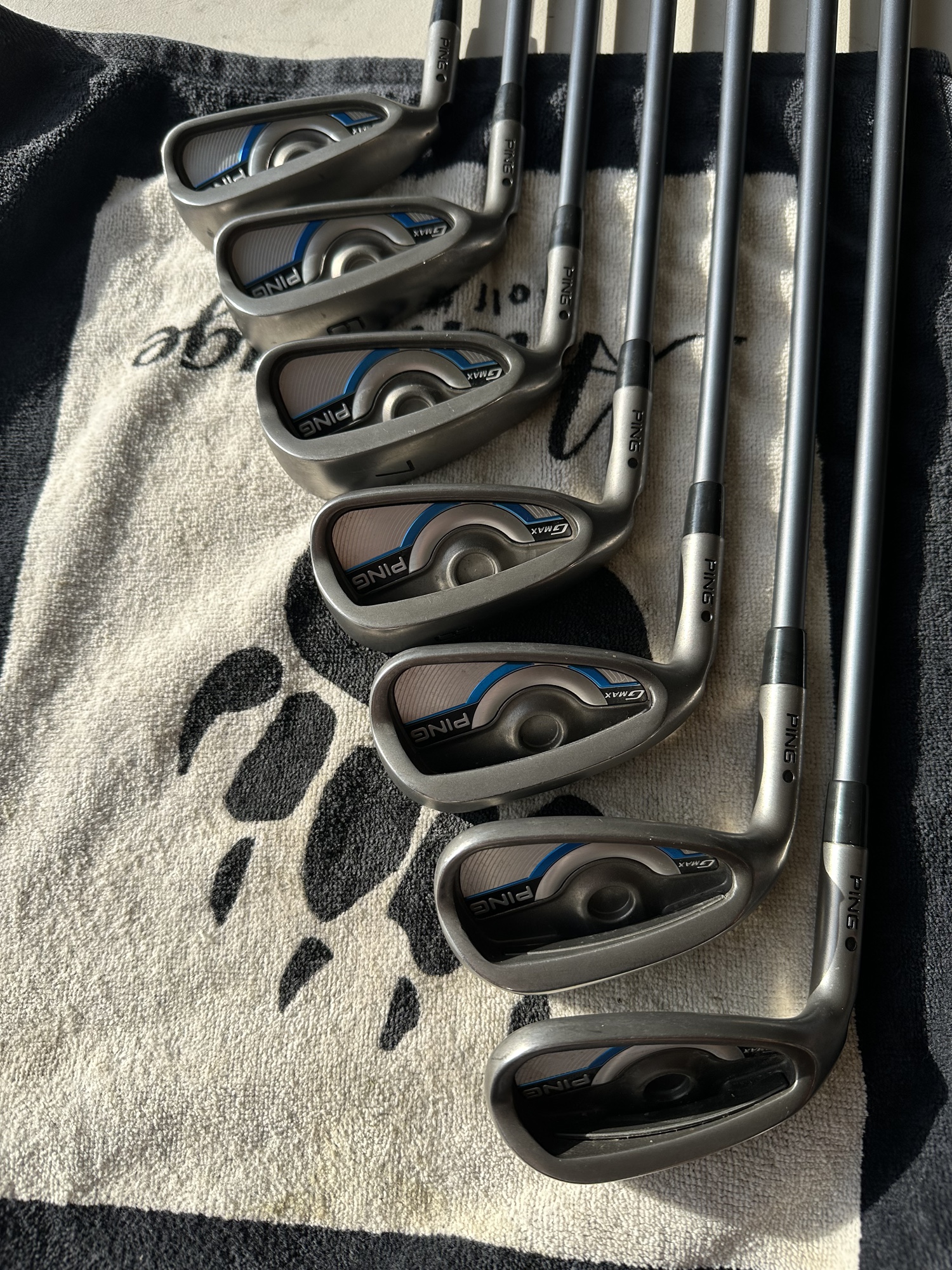 Men's Left Hand Regular Flex Graphite Shaft GMax Iron Set | SidelineSwap