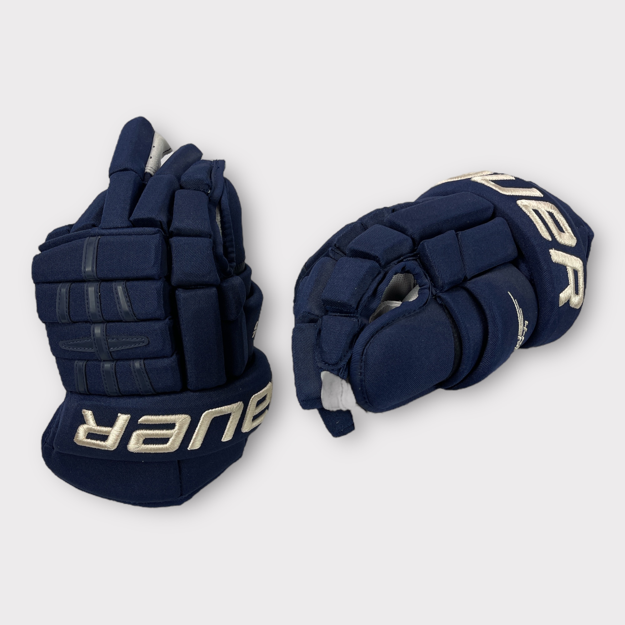 Pro Stock 13” Bauer 4-Roll Pro Hockey Gloves Pittsburgh Penguins Dupuis ...