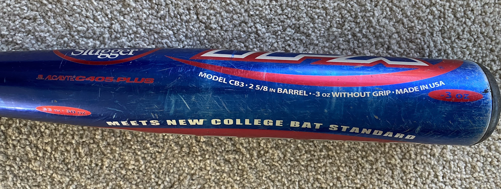 Louisville Slugger TPX 2000 Model CB3 33/30 C405 Plus Baseball Bat ...