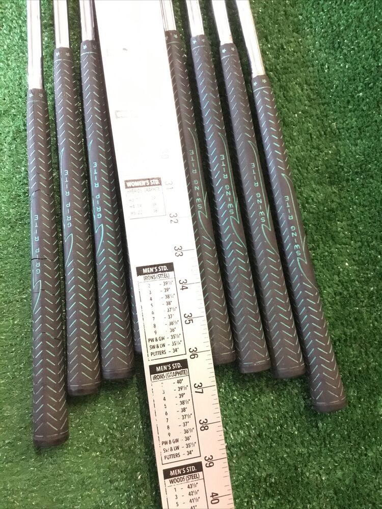 Stan Thompson Ladies Ginty Irons Set (3-PW-SW) Ladies Ultralite Steel ...