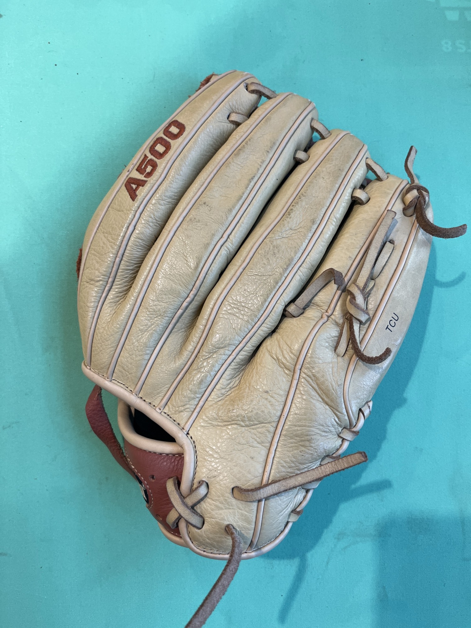 Used Wilson A500 Left Hand Throw Baseball Glove 12" | SidelineSwap