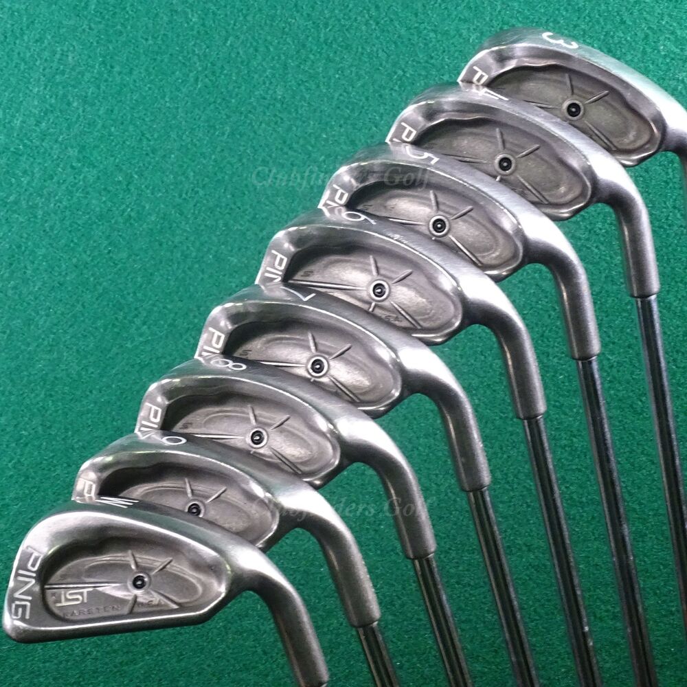 Ping ISI Stainless Black Dot 3-PW Iron Set Cushin Z-Z65 Steel Stiff ...