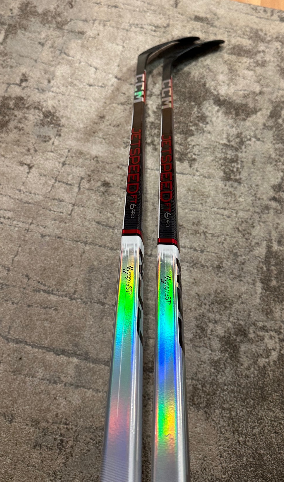 New! 2 Pack! 2x 70 Flex P28 Left Hand JetSpeed FT6 Pro “Red” Hockey ...