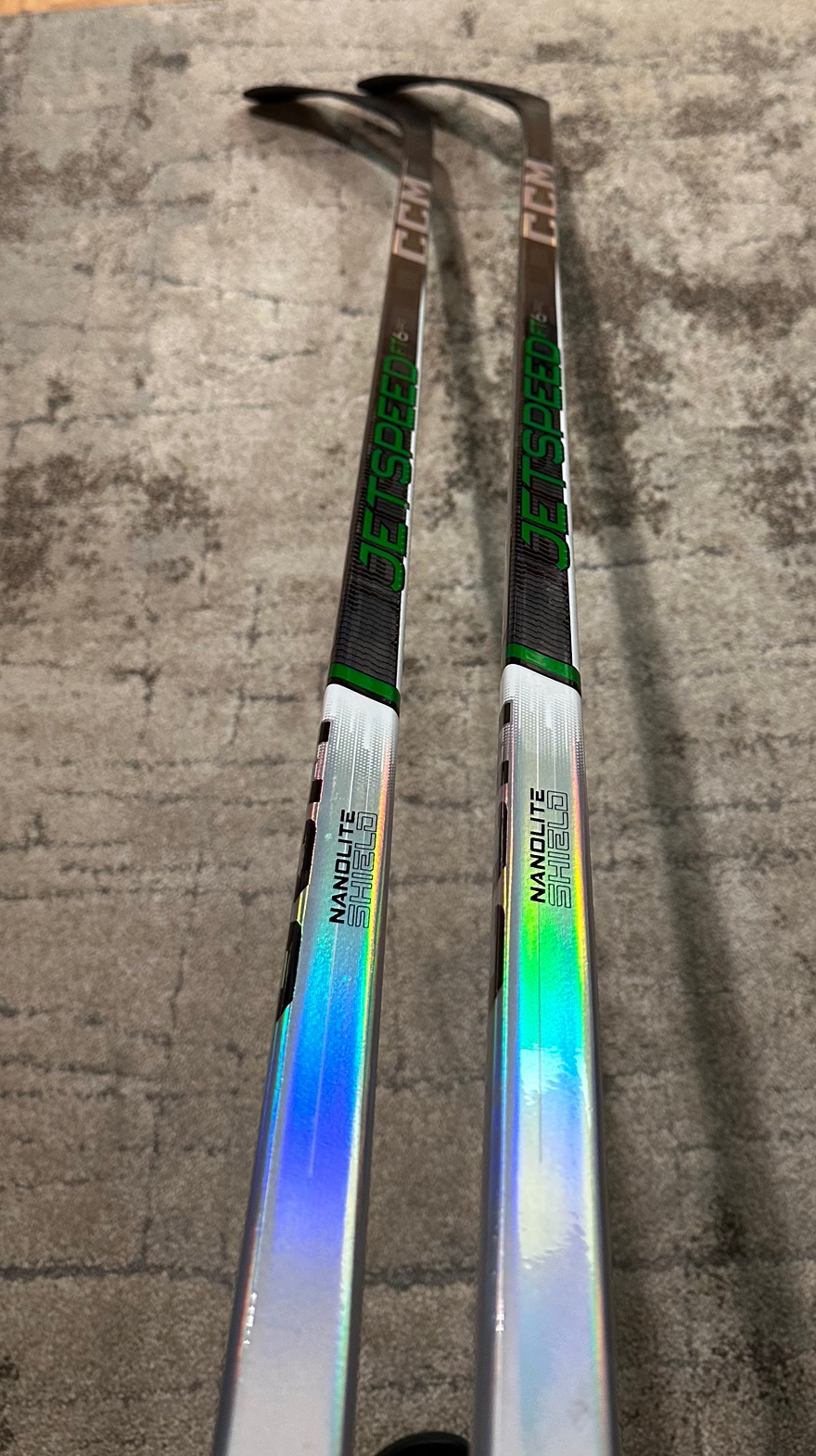 New! 2 Pack! 2x 75 Flex P28 Right Hand JetSpeed FT6 Pro “Green” Hockey ...