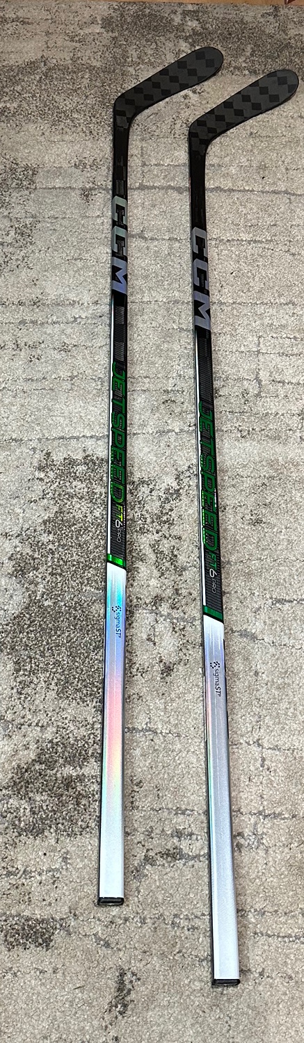 New! 2 Pack! 2x 75 Flex P28 Right Hand JetSpeed FT6 Pro “Green” Hockey ...