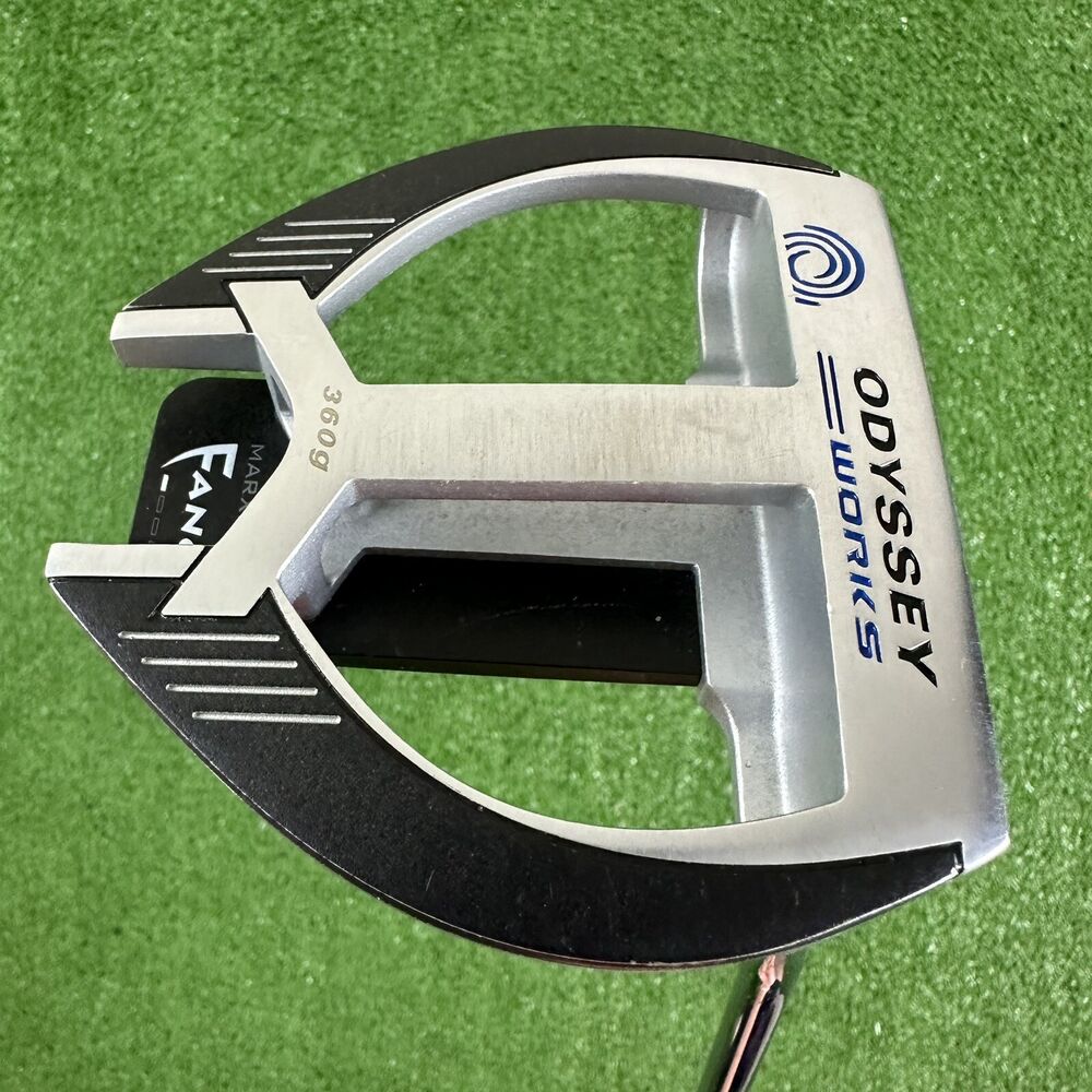 Odyssey Works Versa 2-Ball Fang Putter 35" Mens Right Handed Rosemark ...