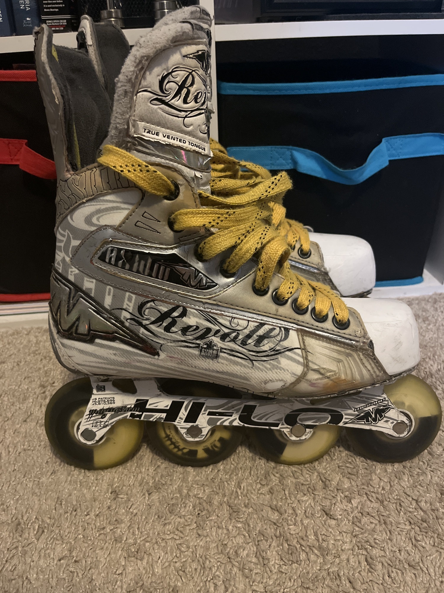 Used Mission Size 7.5d Mission Axiom T10 Revolt Hockey Skates ...